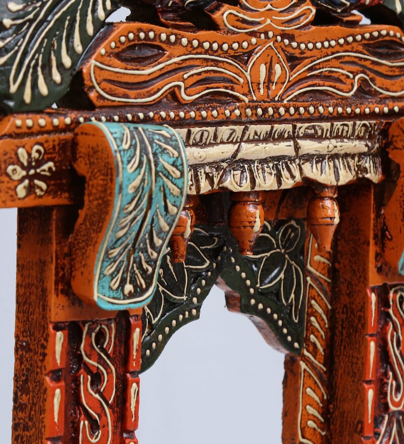 Buy Solid Wood Jharokha in Brown Colour by Designs Craft. Online ...
