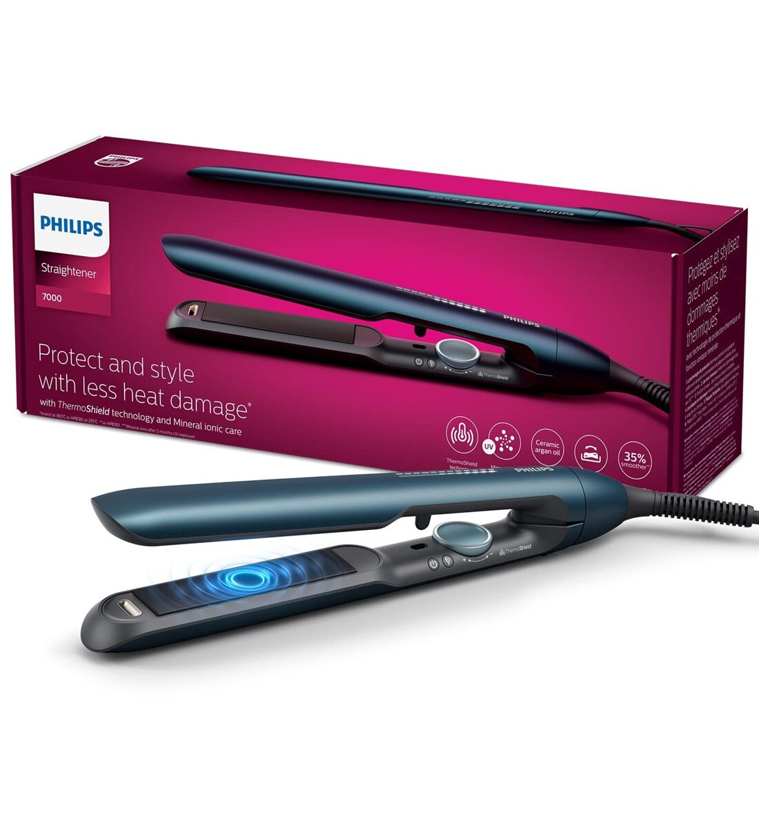 Buy Philips BHS732 Mineral Ionic ThermoShield Technology Hair ...
