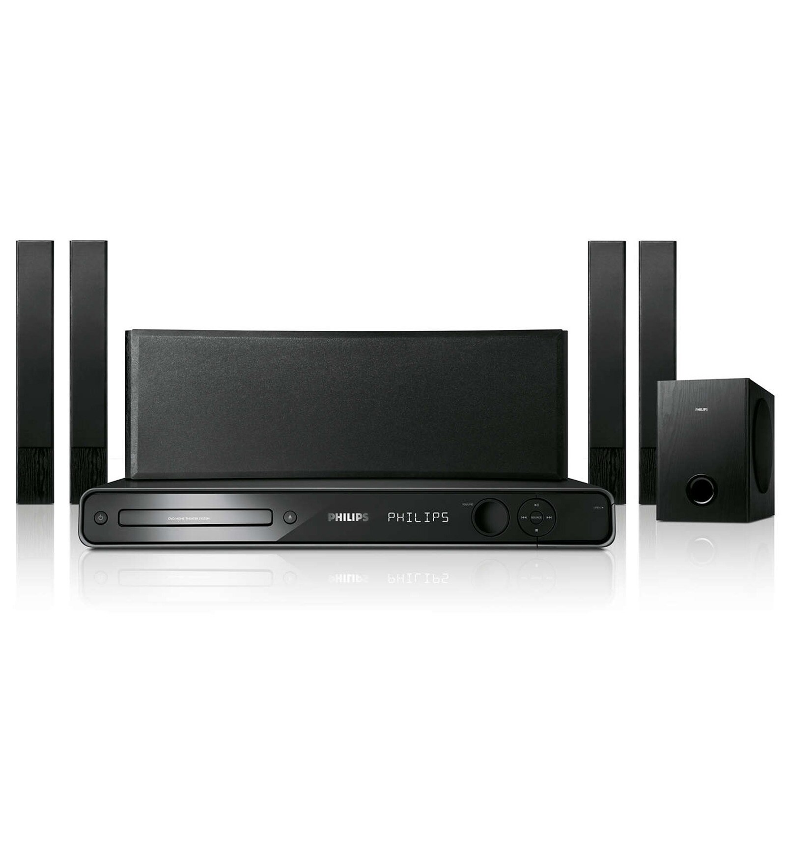 Buy Philips Black 1000W 5.1Ch DVD Home Theatre System (Model No ...
