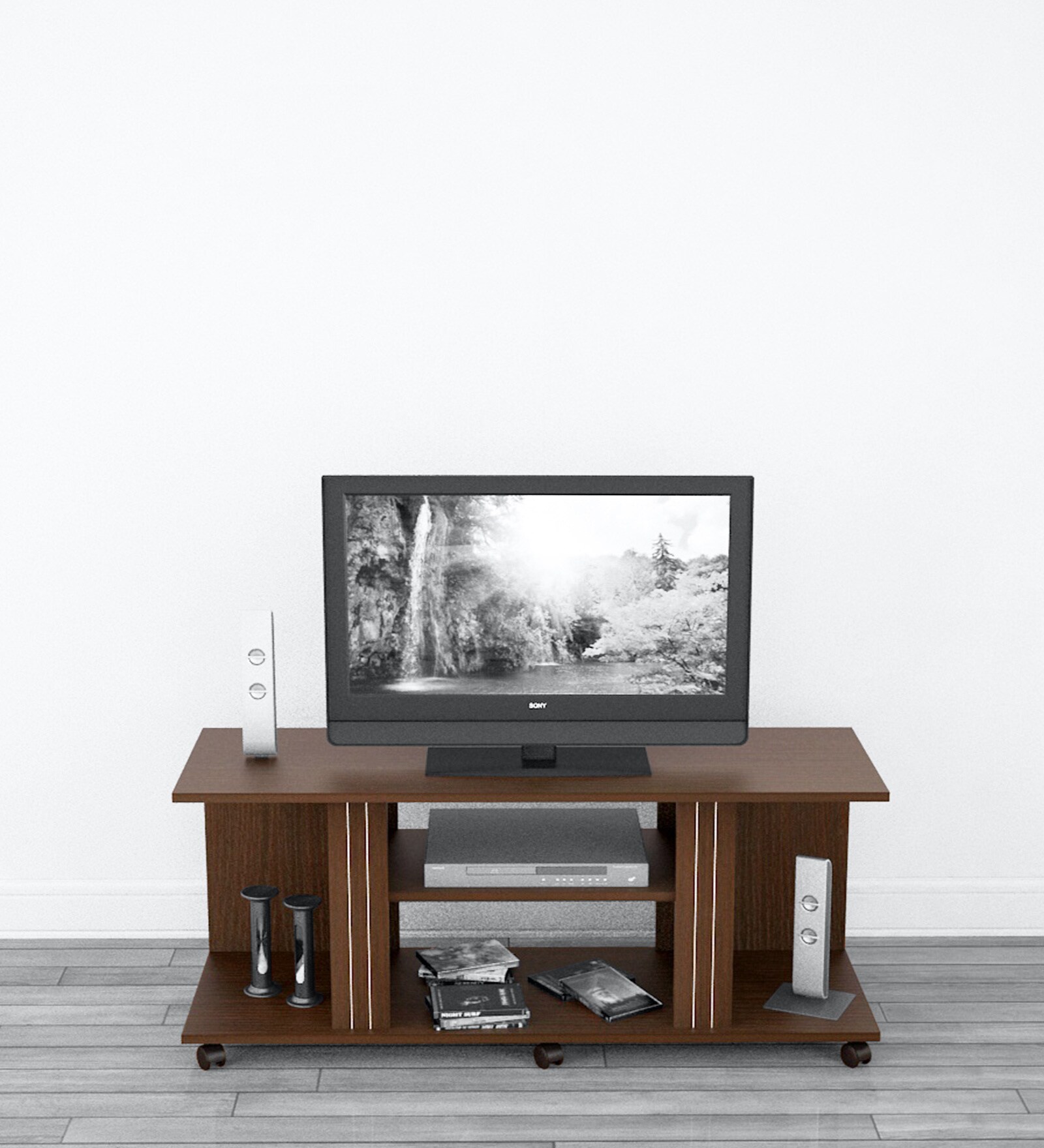 Buy Philo Movable TV Console in African oak Finish at 21% OFF by Wood ...