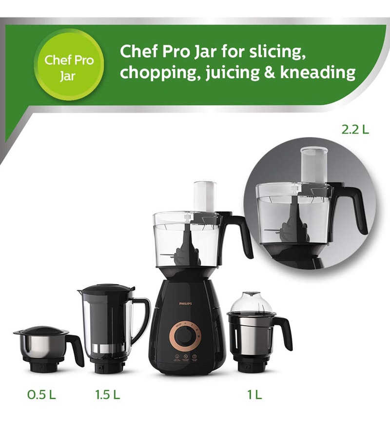 Buy Philips Avance Collection HL7707/00 750W Mixer Grinder with 4 Jars ...