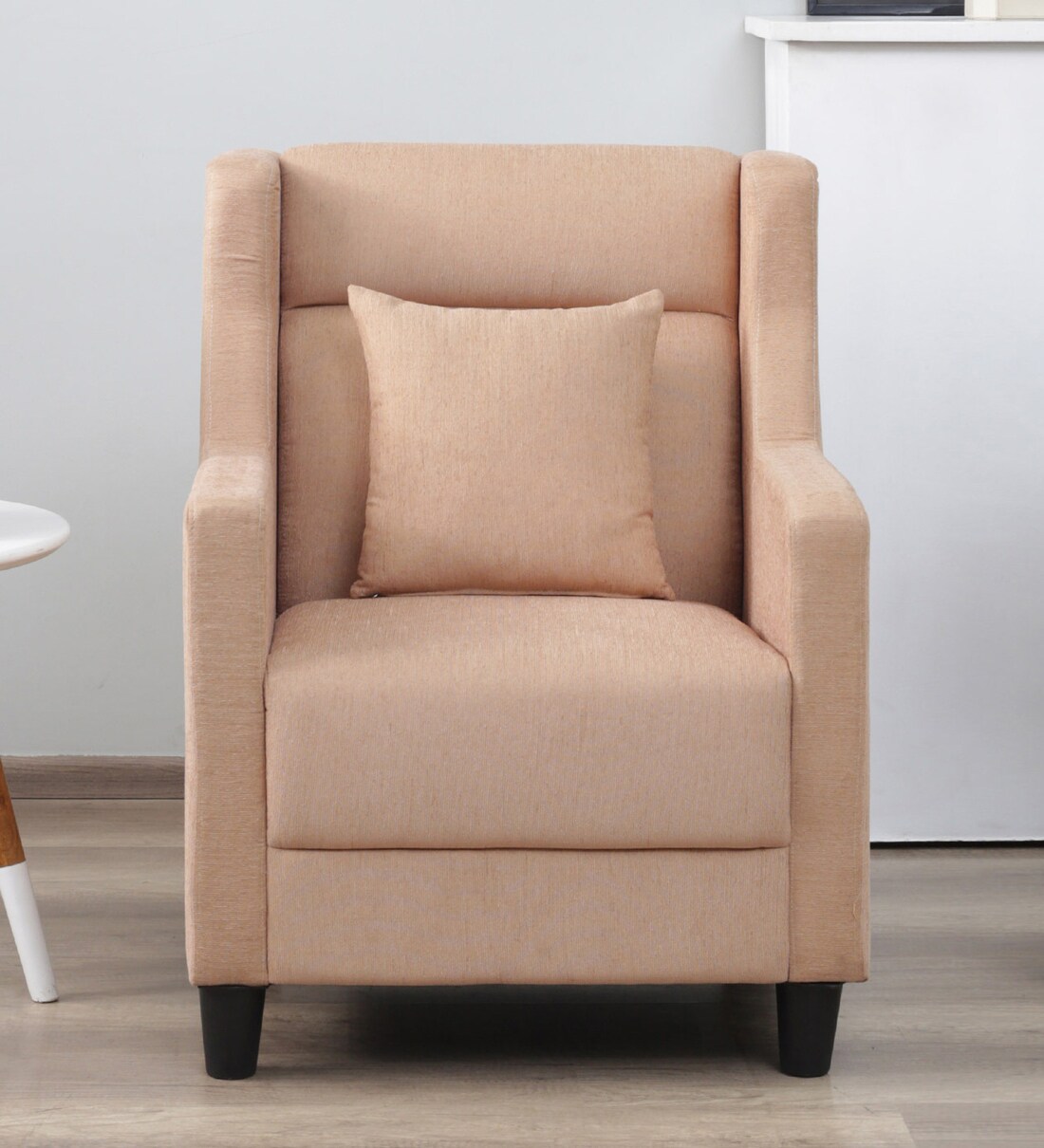 Buy Pingal Fabric 1 Seater Sofa in Cosmic Beige Colour at 40% OFF by ...