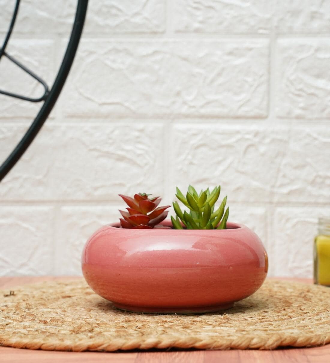 Buy Pink Ceramic Desk Pot By Gold Dust at 32% OFF by Gold Dust | Pepperfry