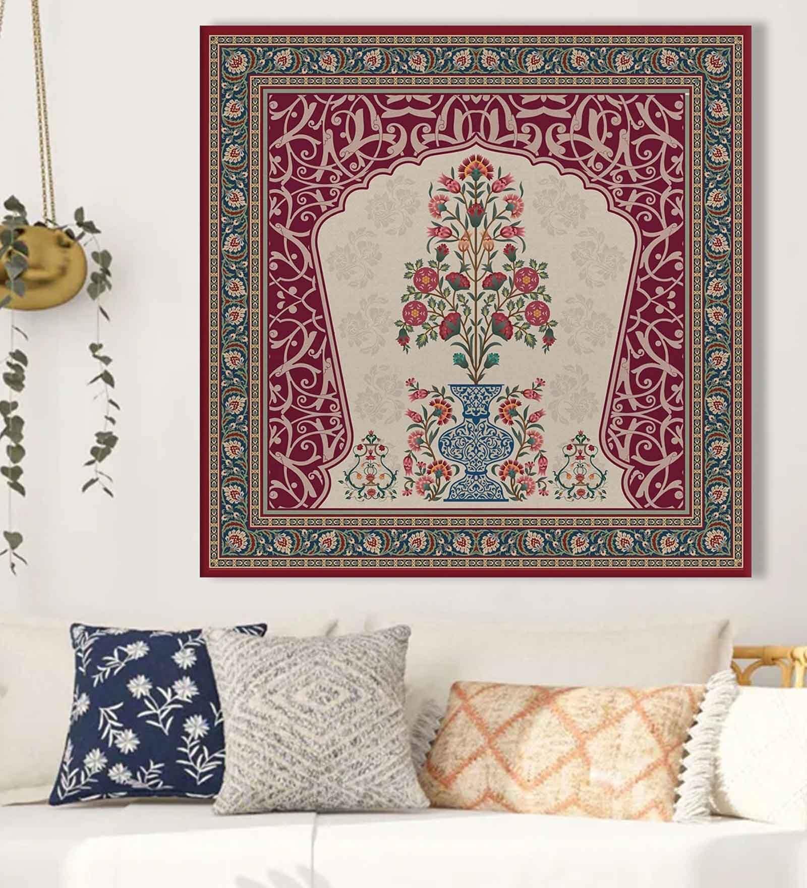 Buy Pichwai Art Canvas Print Stretched Frame (36X36 Inch) at 55% OFF by ...