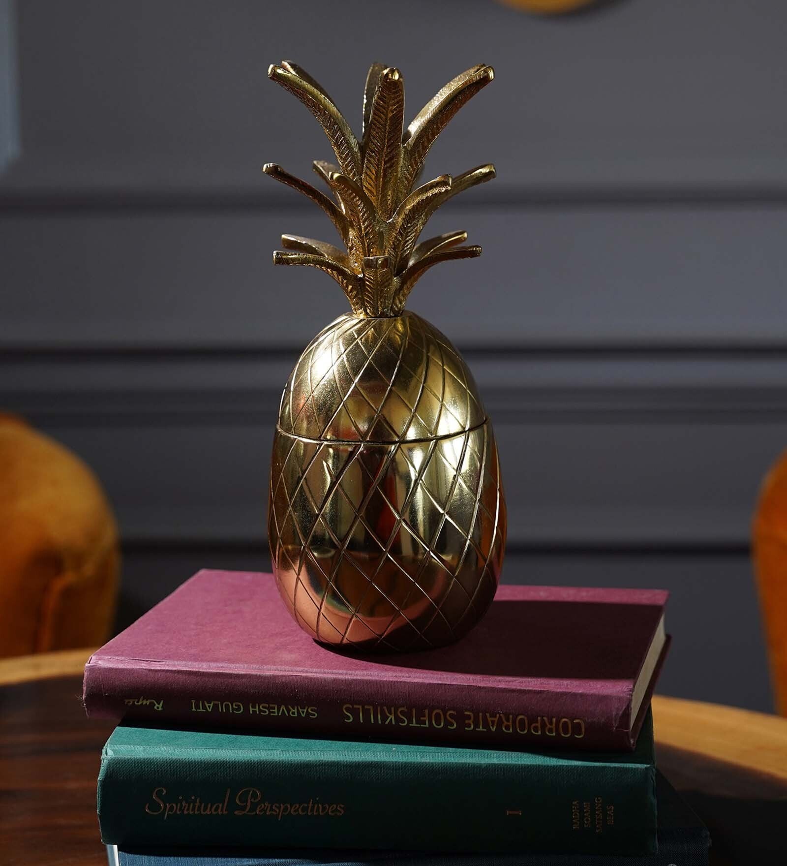 Buy Pine Gold Metal Showpiece at 24% OFF by Folkstorys | Pepperfry