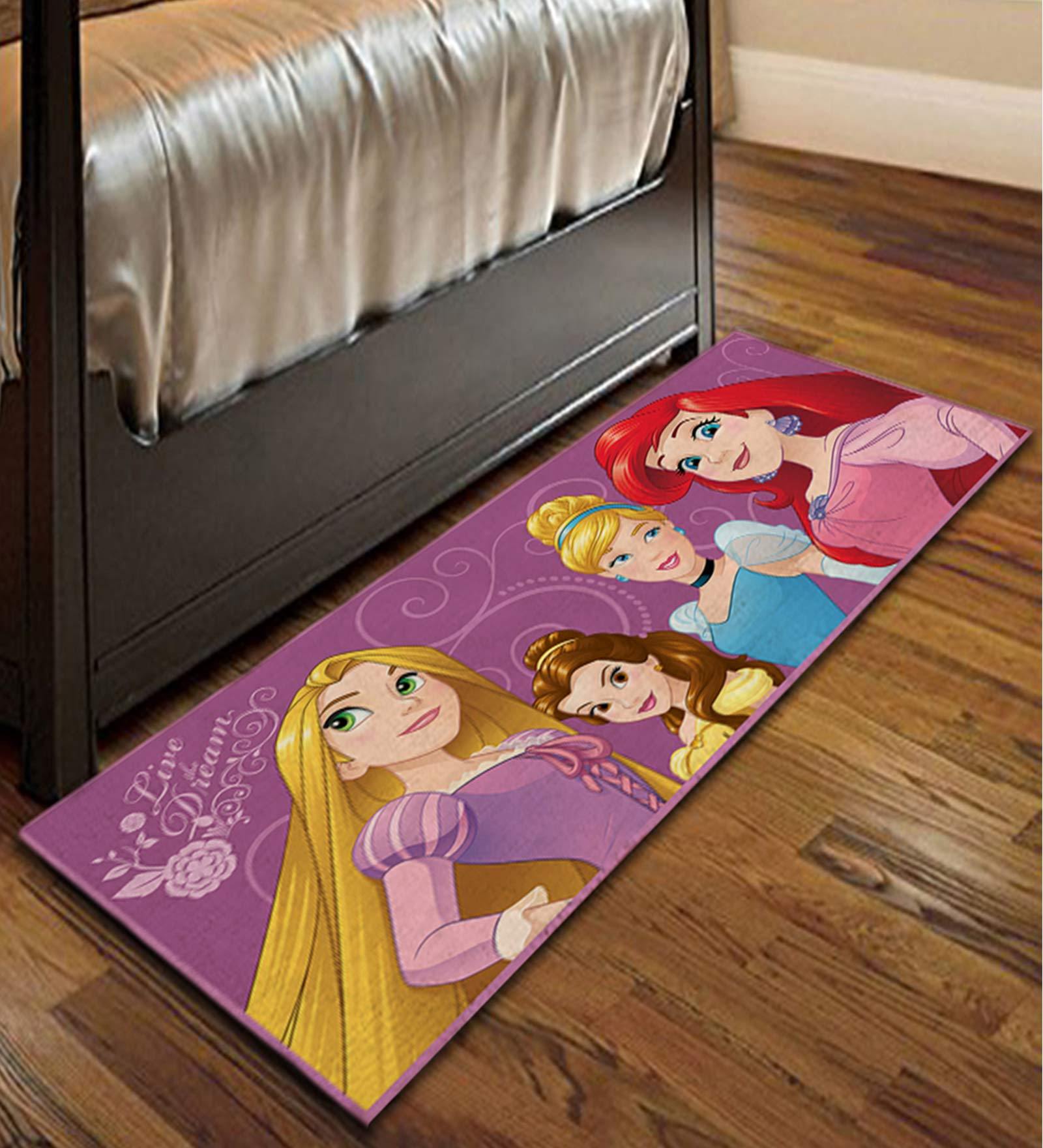 Buy Pink Disney Princess Runner Carpet 2ft x 4.5ft by Athom Trendz at ...
