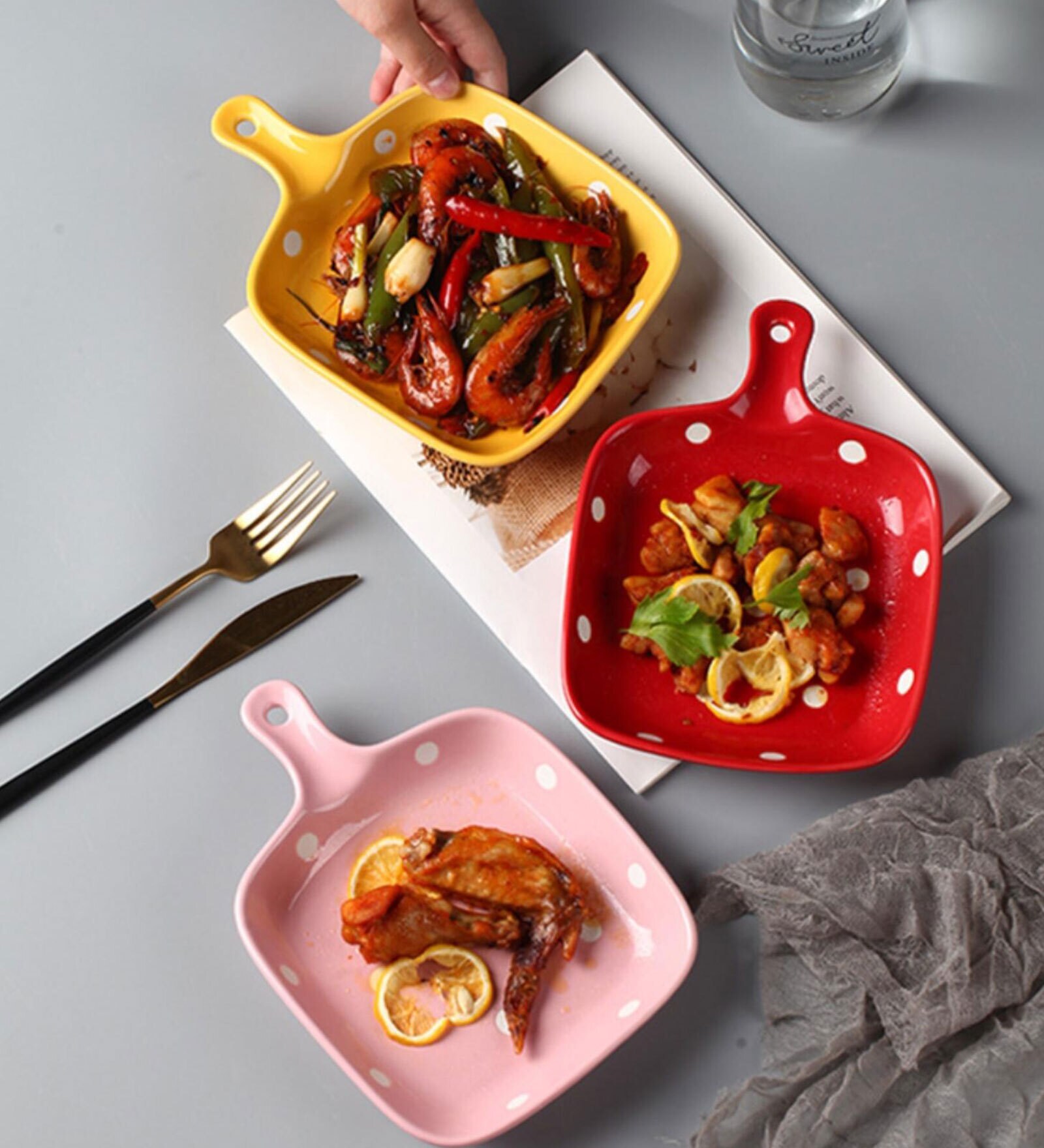 Buy Pink Dots Ceramic Baking Plate by Nestasia at 59% OFF by Nestasia ...