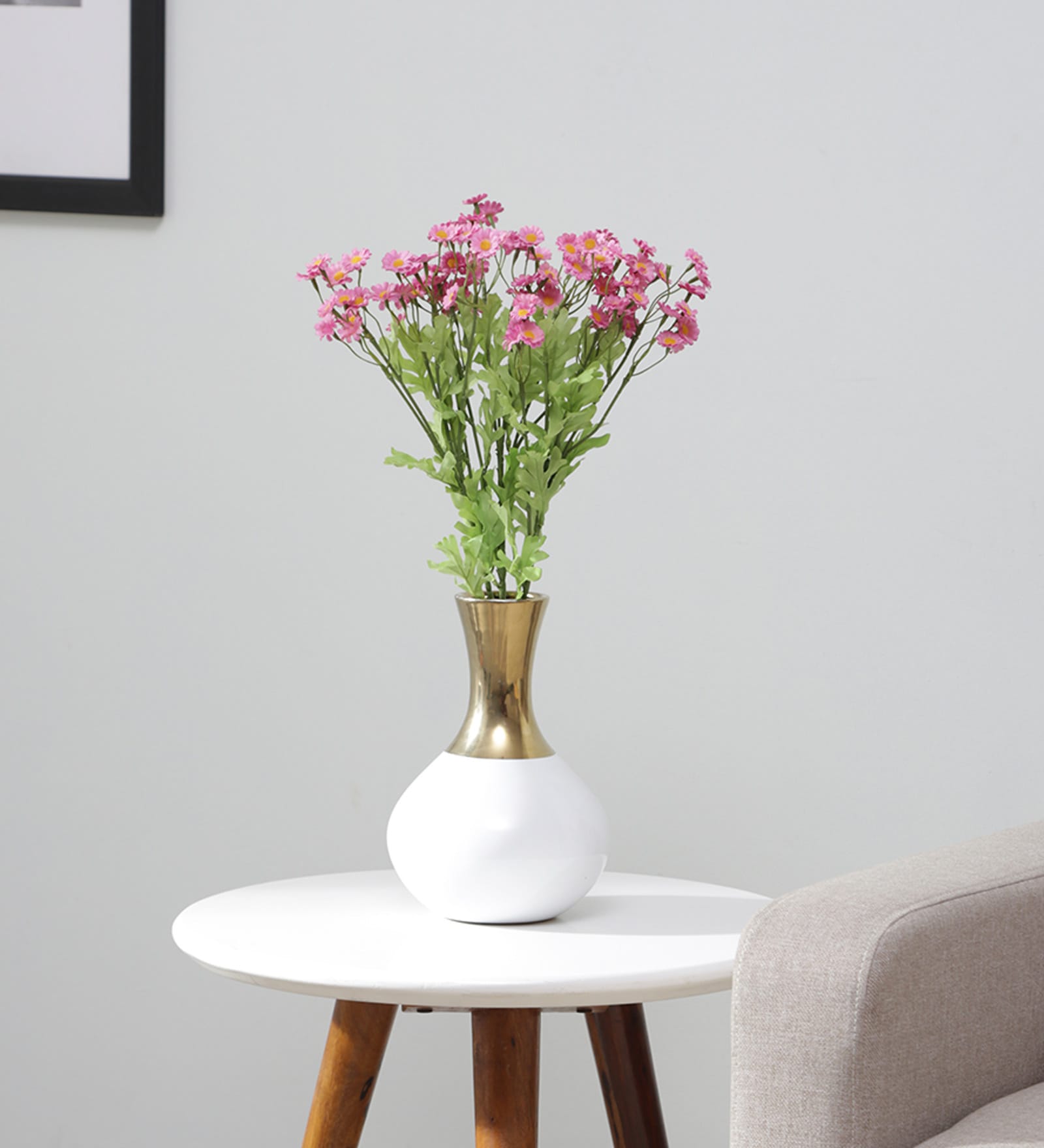 Buy Pink Fabric Daisy Stick Artificial Flowers at 33% OFF by Fourwalls ...