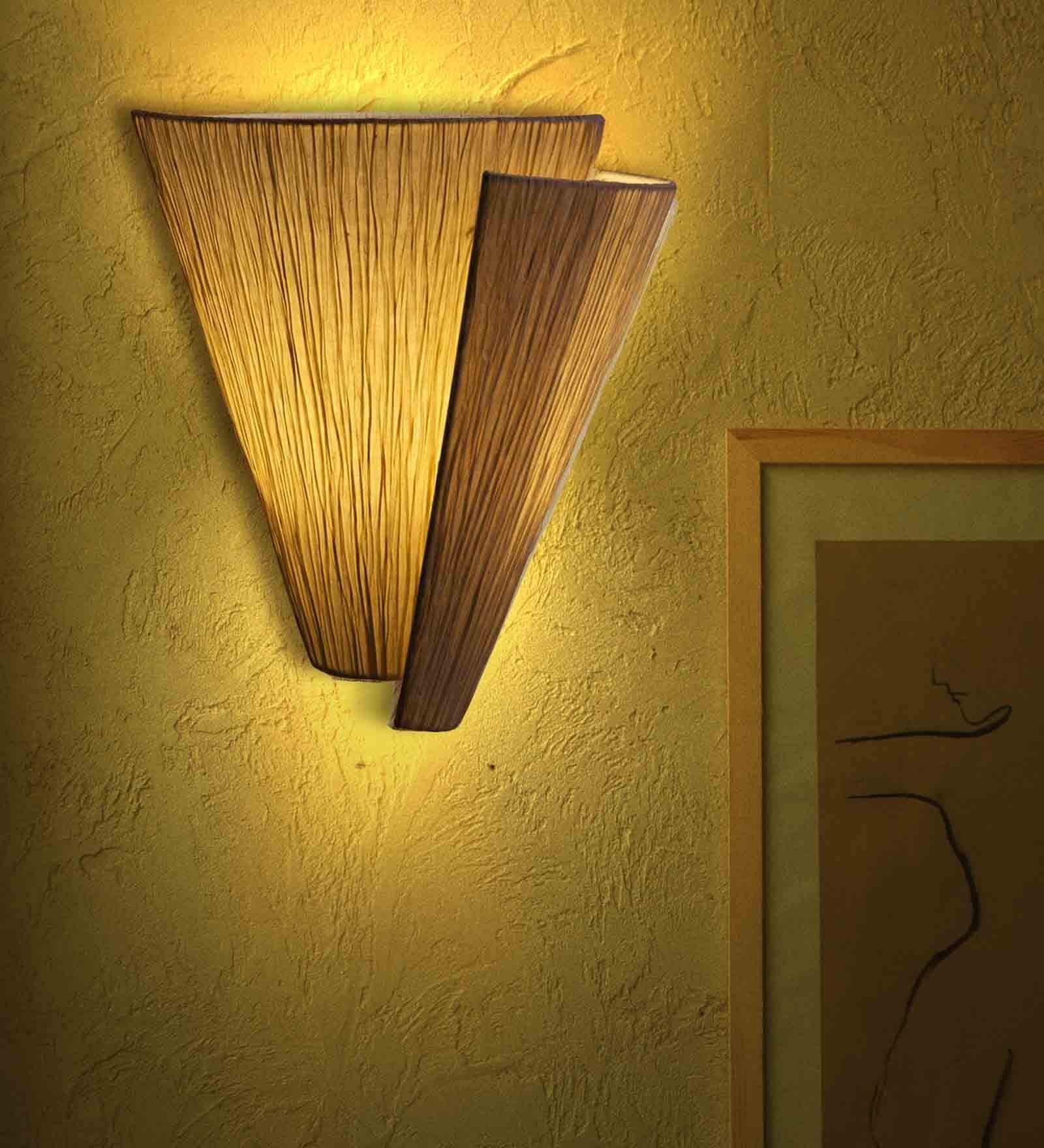 Buy Pinnacle Paper Flush Mount Wall Light (Natural Finish) at 15% OFF ...