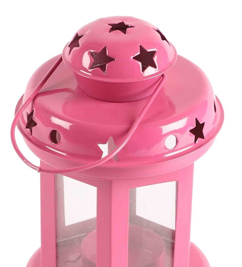 Buy Pink Tea Light Holder by Exim Decor Online - Hanging Tea Light ...