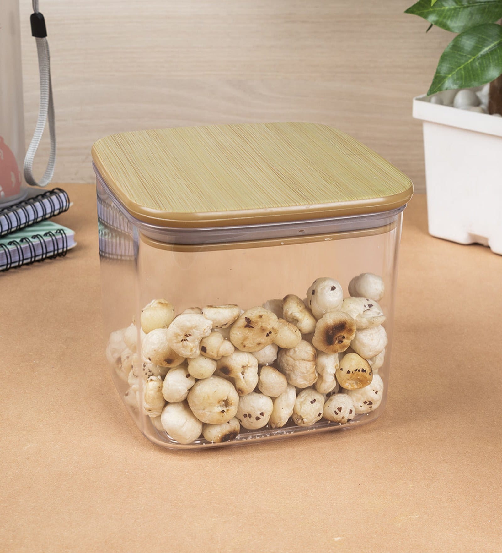 Buy Plastic Brown Sealed Container 1 Litre By Market 99 at 67% OFF by ...