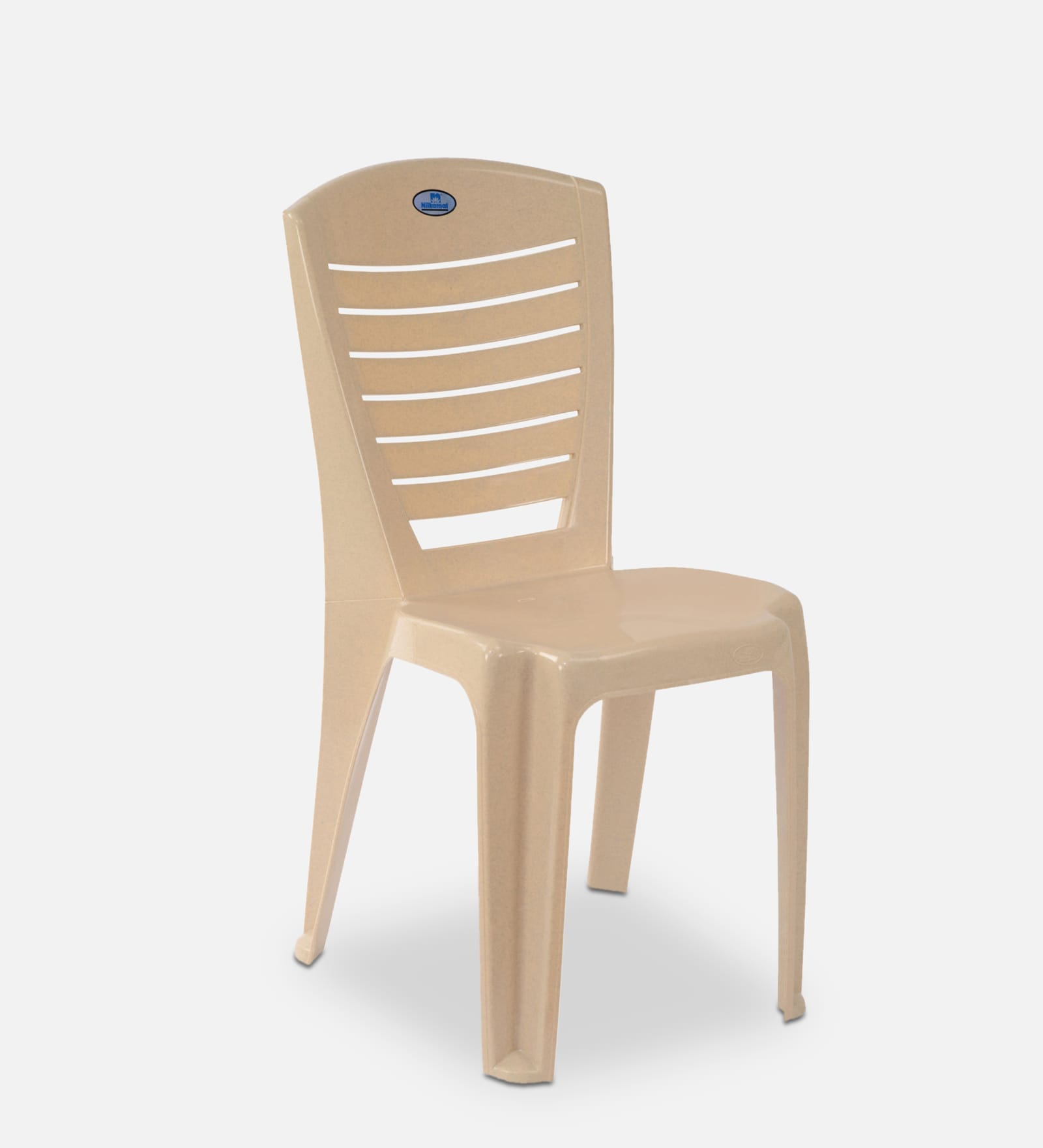 Buy CHR4025 Plastic Chair in Marble Beige Finish, Set of 2 at 3% OFF by ...