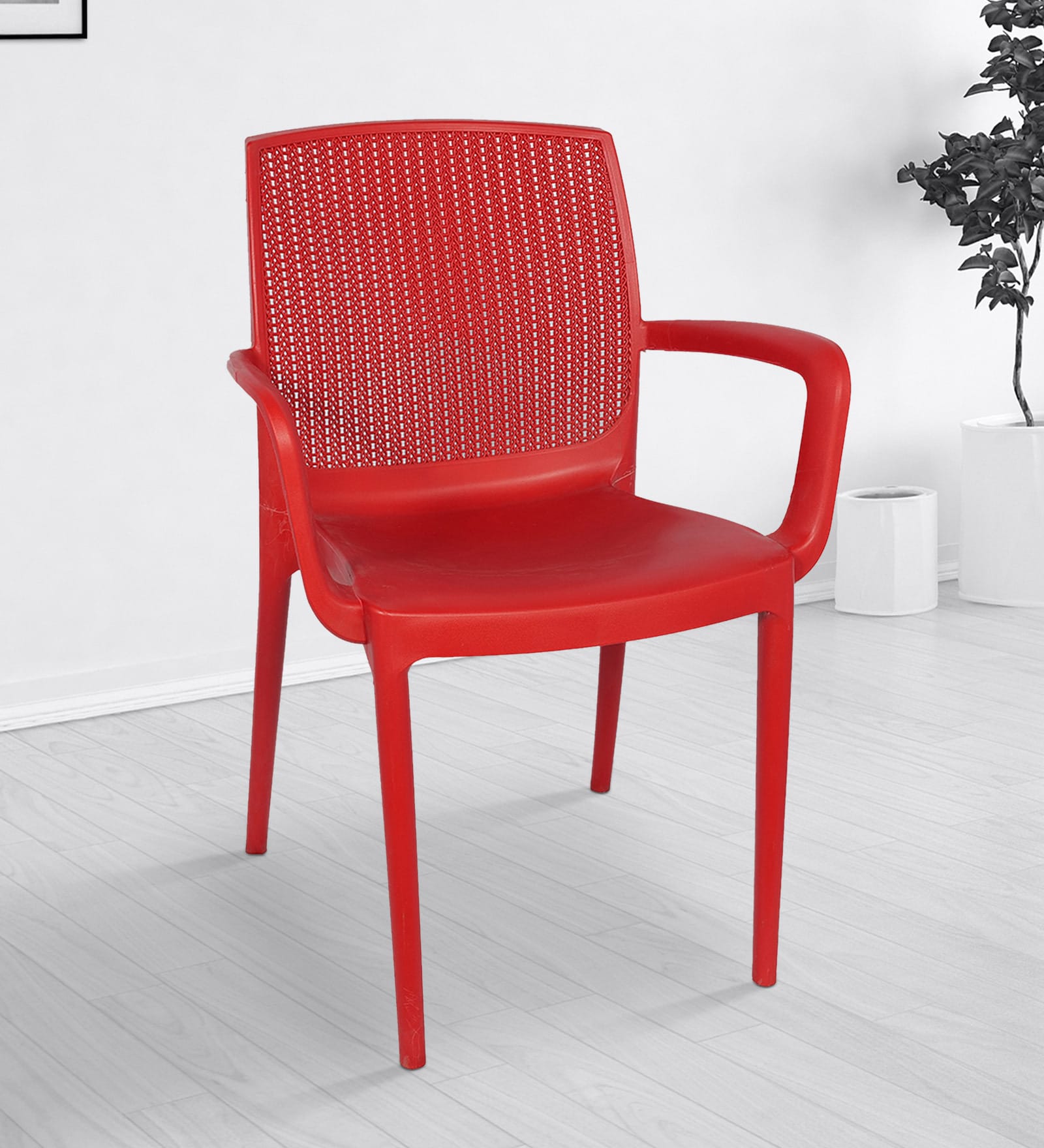 Buy Plastic Chair in Red Colour at 11% OFF by Casacraft from Pepperfry ...