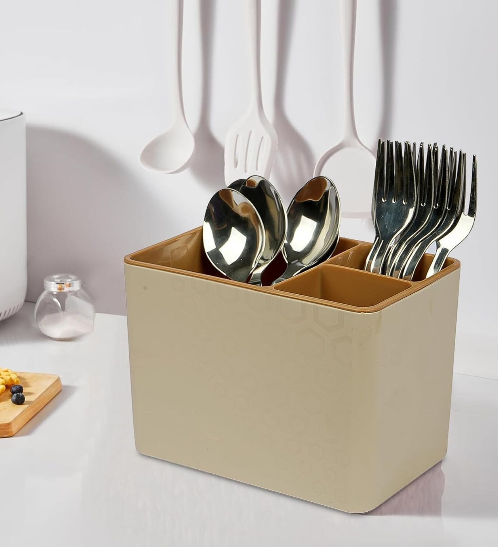 Buy Plastic Cutlery Holder at 42% OFF by Regalo | Pepperfry