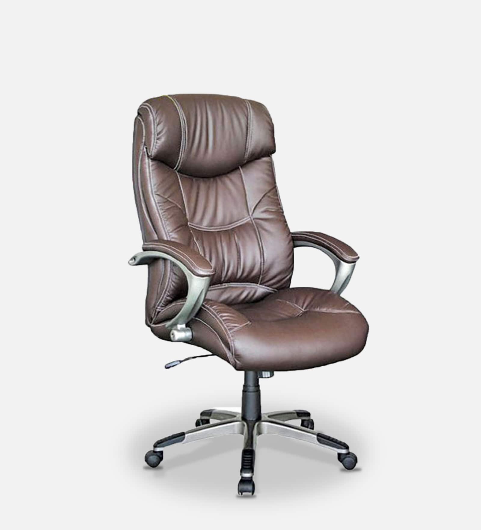 Buy Plush Executive Chair in Brown Colour at 20% OFF by Adiko Systems ...