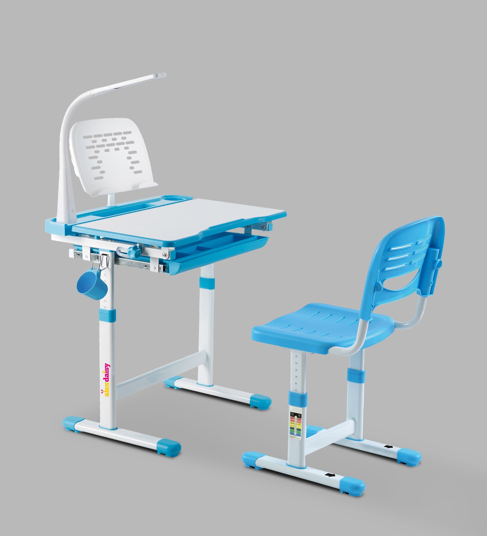 Buy Pluto Infant Desk in Blue Colour with Chair at 8% OFF by Alex Daisy ...