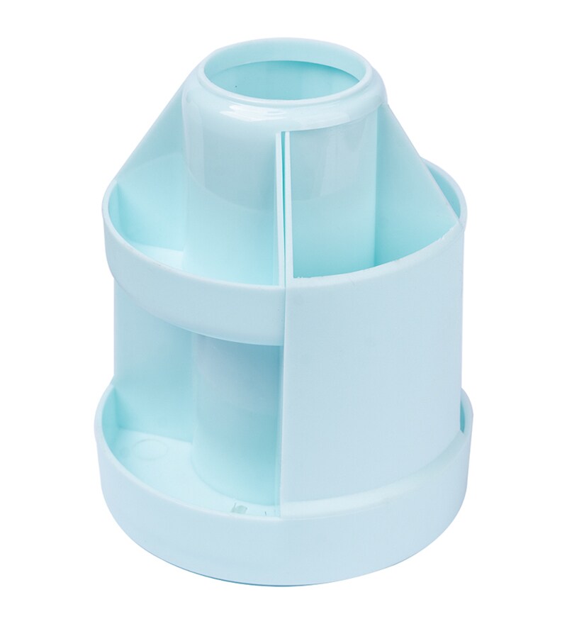 Buy Plastic Round Pen Holder With 5 Compartments By Market 99 Online ...