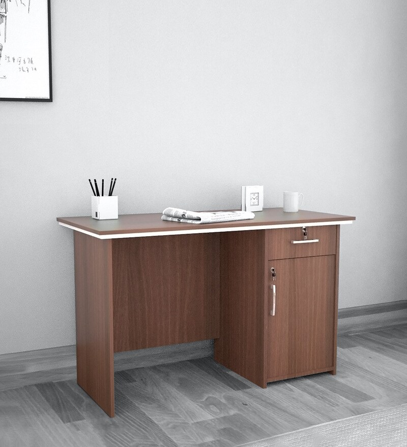 Buy Plutus Accura Work Station in Acacia Finish Online - Work Stations ...