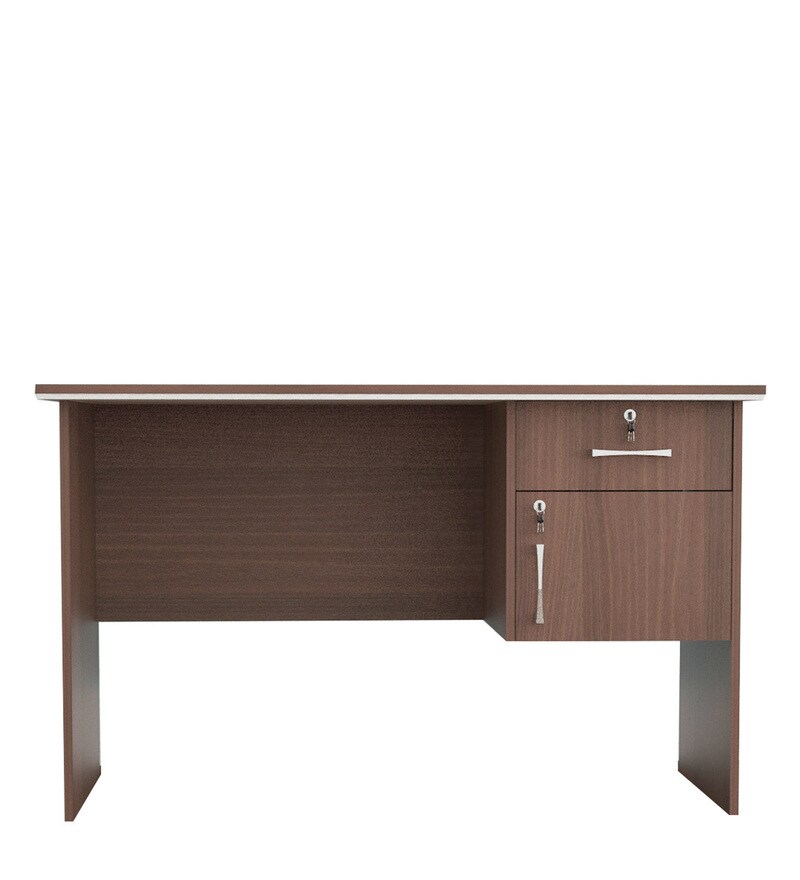 Buy Plutus Breeza Work Station in Acacia Finish by Wood you Online ...