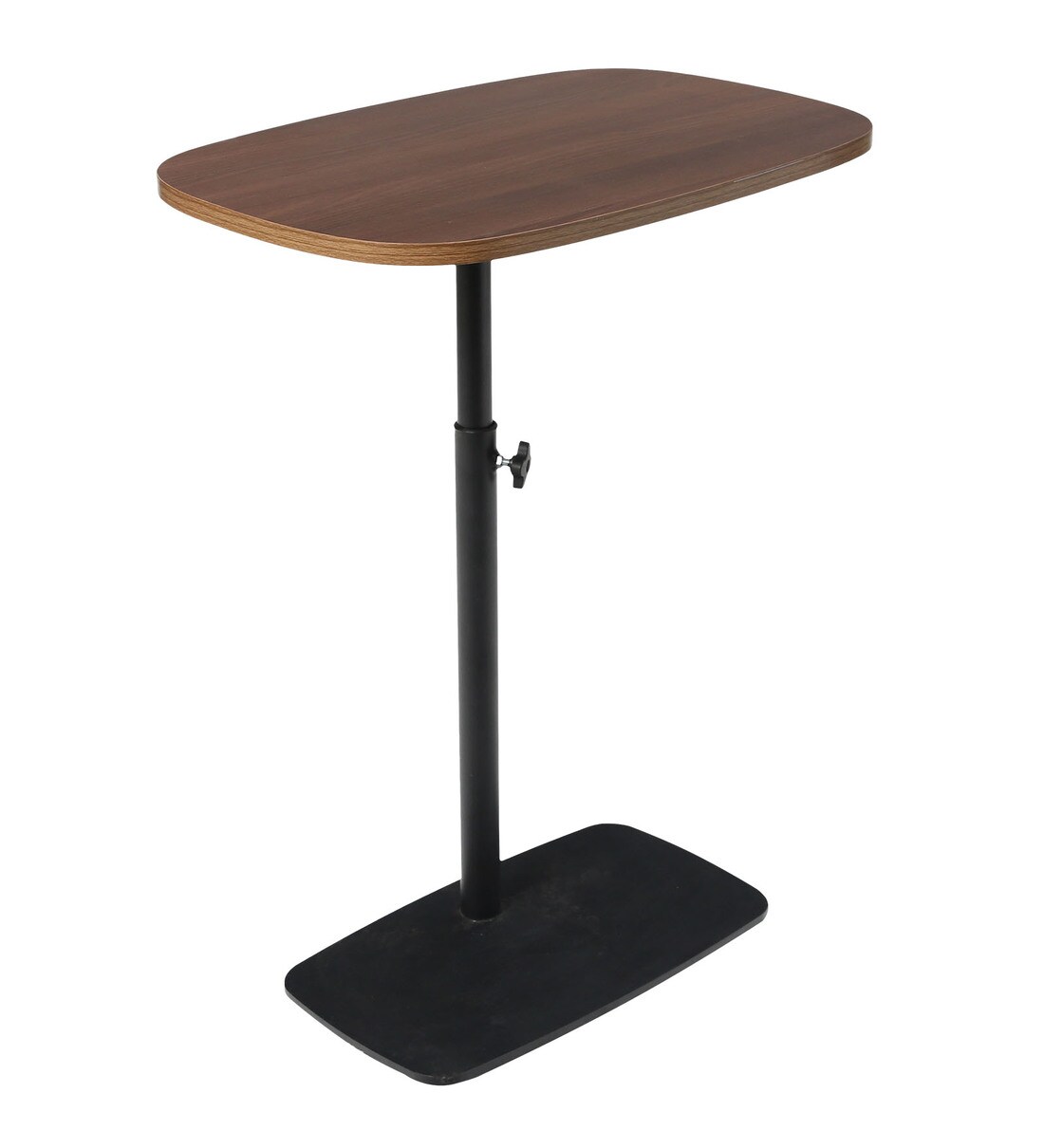 Buy Polar Height Adjustable in Study Table in Dark Acacia Finish by ...