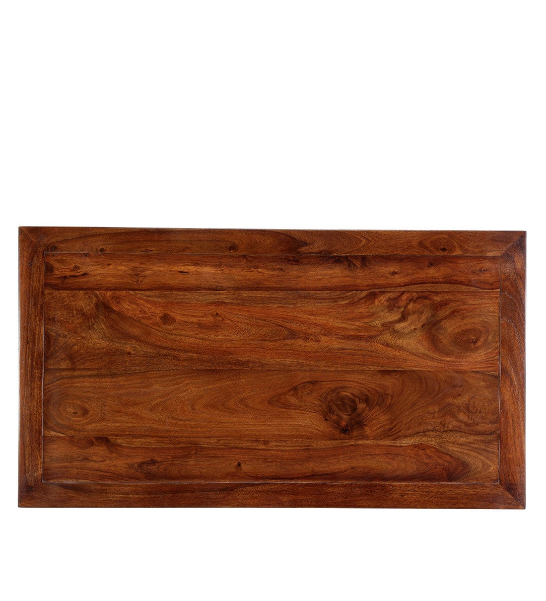 Buy Pole Sheesham Wood Coffee Table In Provincial Teak Finish By ...
