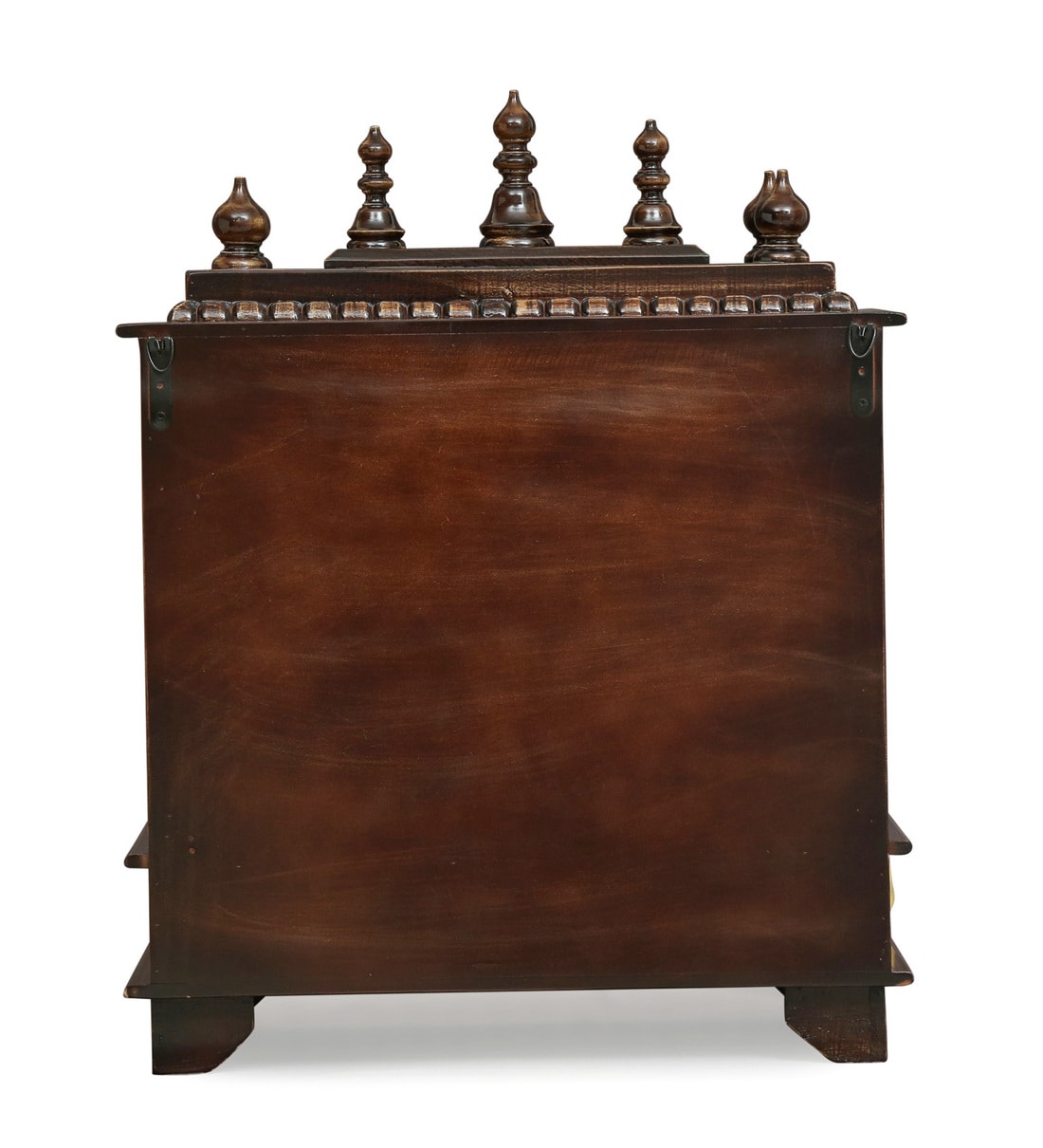 Buy Brown Sheesham Wood Pooja Mandir Without Door By D Dass Online ...