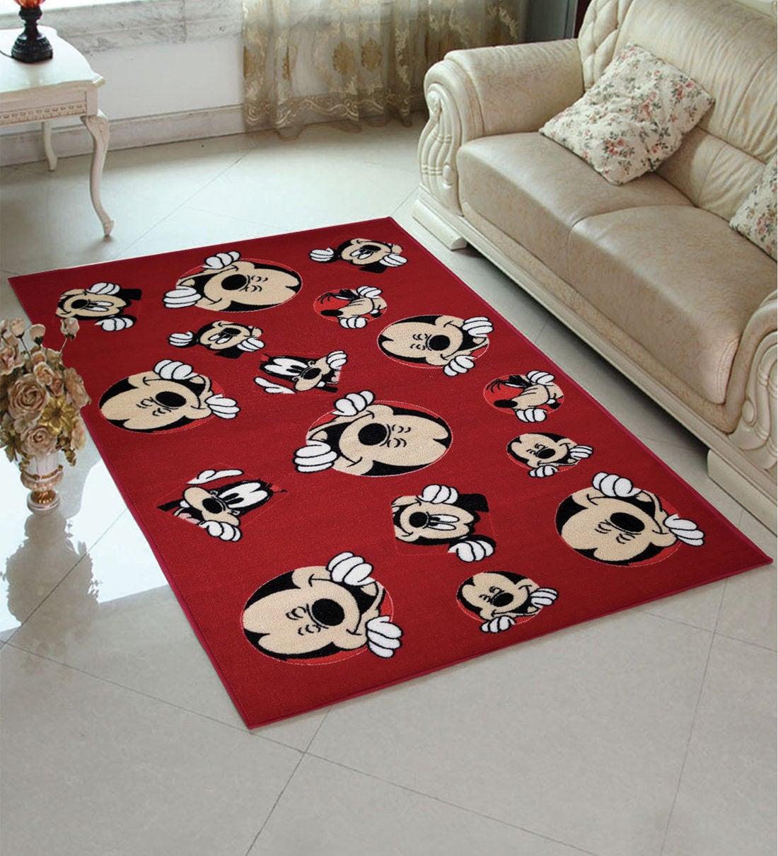 Buy Polyester 3 x 5 feet Anti Skid Kids Floor Mats By Disney at 10% OFF ...