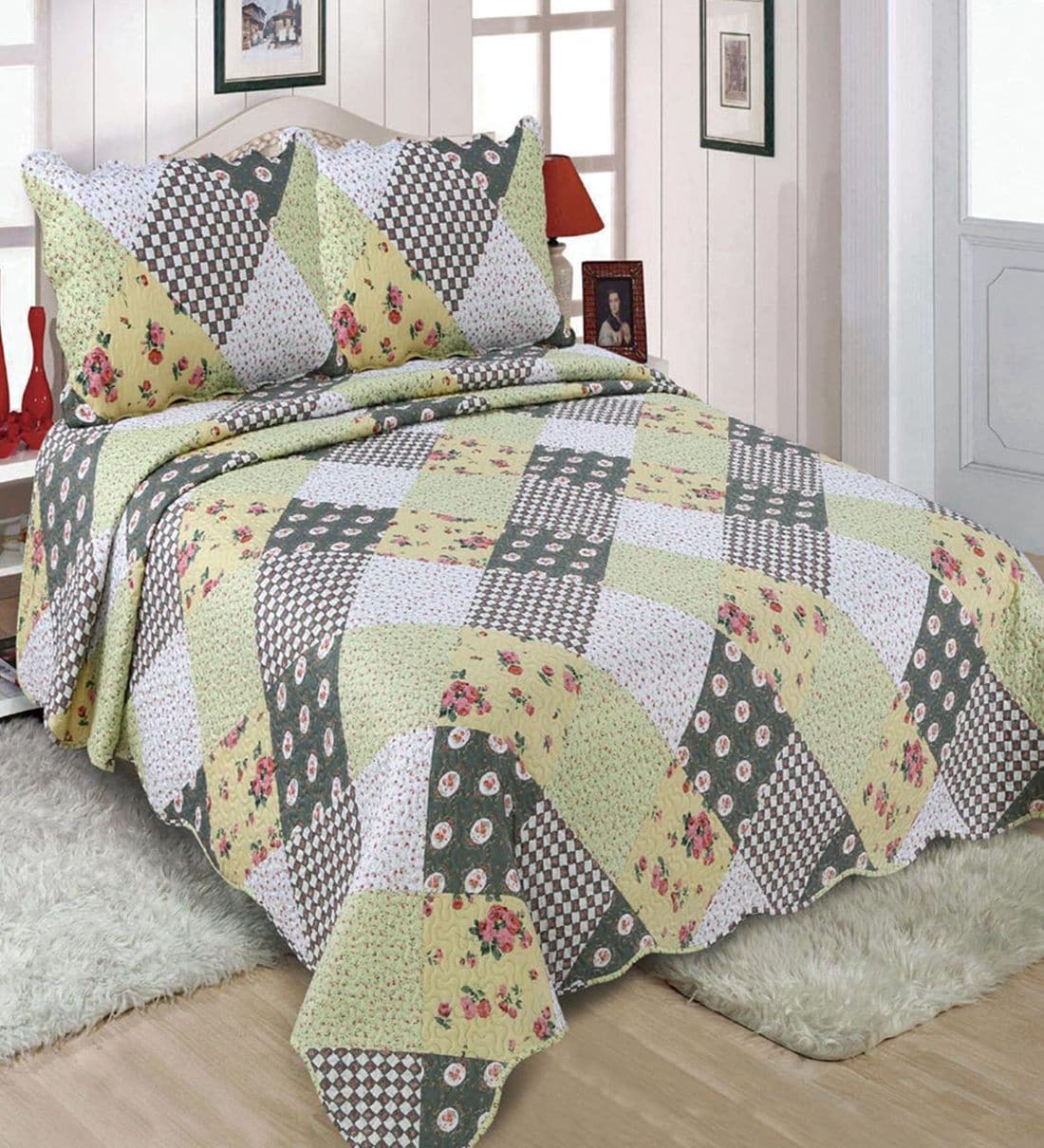 Buy Polyester 200 GSM AC Room Double Bed Quilt by Quilting Tree at 38% ...