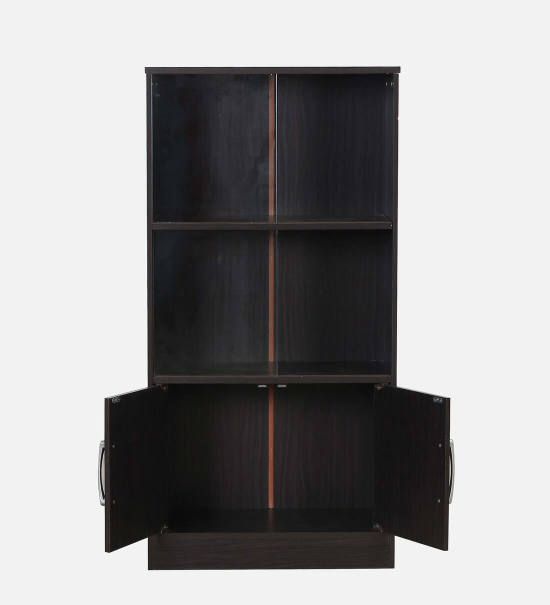 Buy Potter 2 Tier Book Shelf in Wenge Finish Online - Modern Book ...