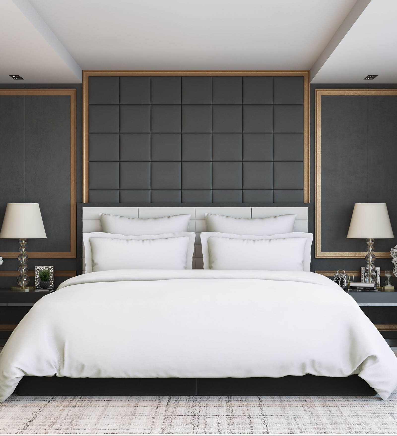 Buy White Solid 600 TC Poly Cotton Queen Sized Bed Sheets with 2 Pillow Covers by Ddecor Live ...