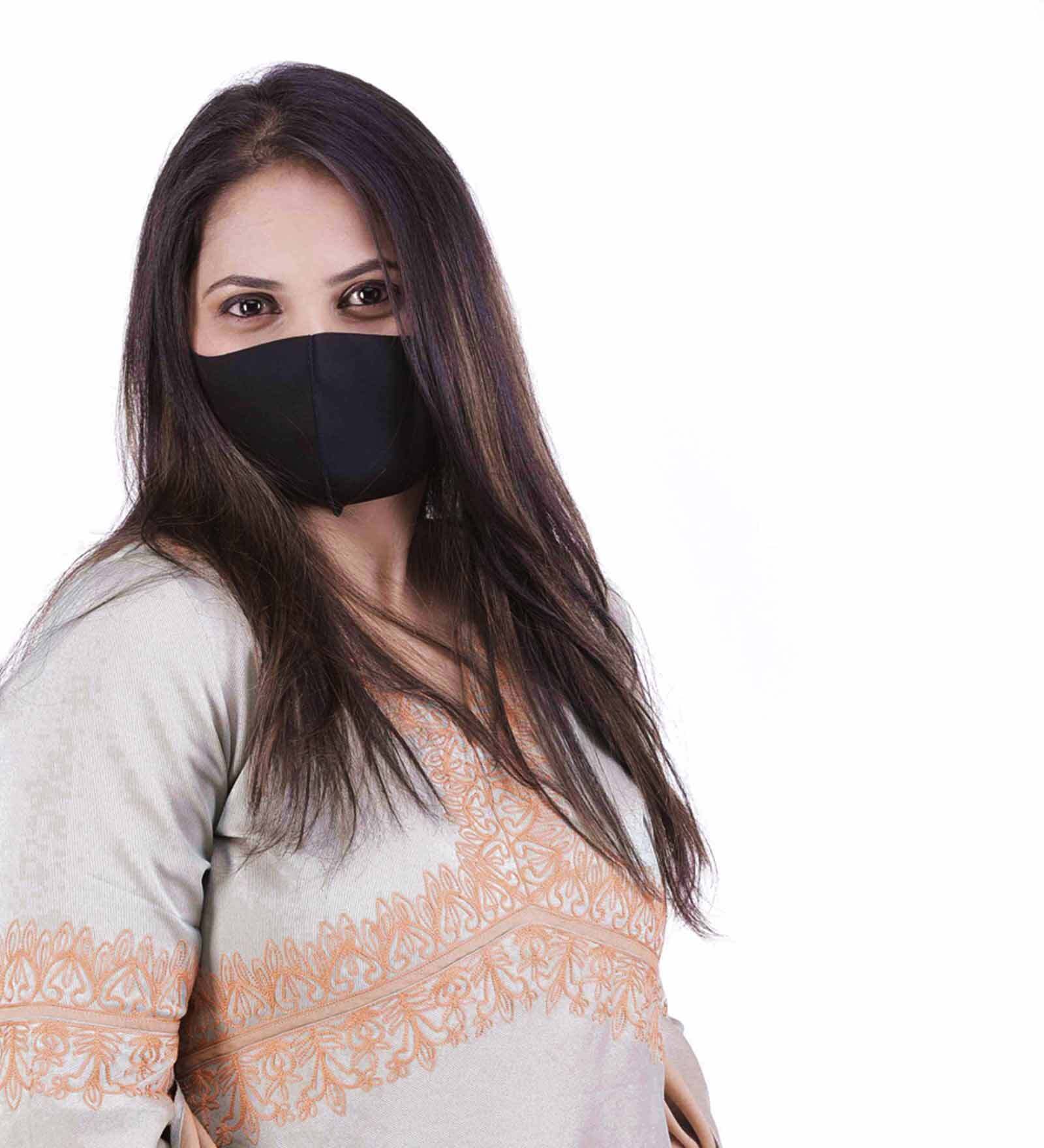 Buy Ultimate PRO Copper Treated Large Size Mask Black Pack of 10 by ...