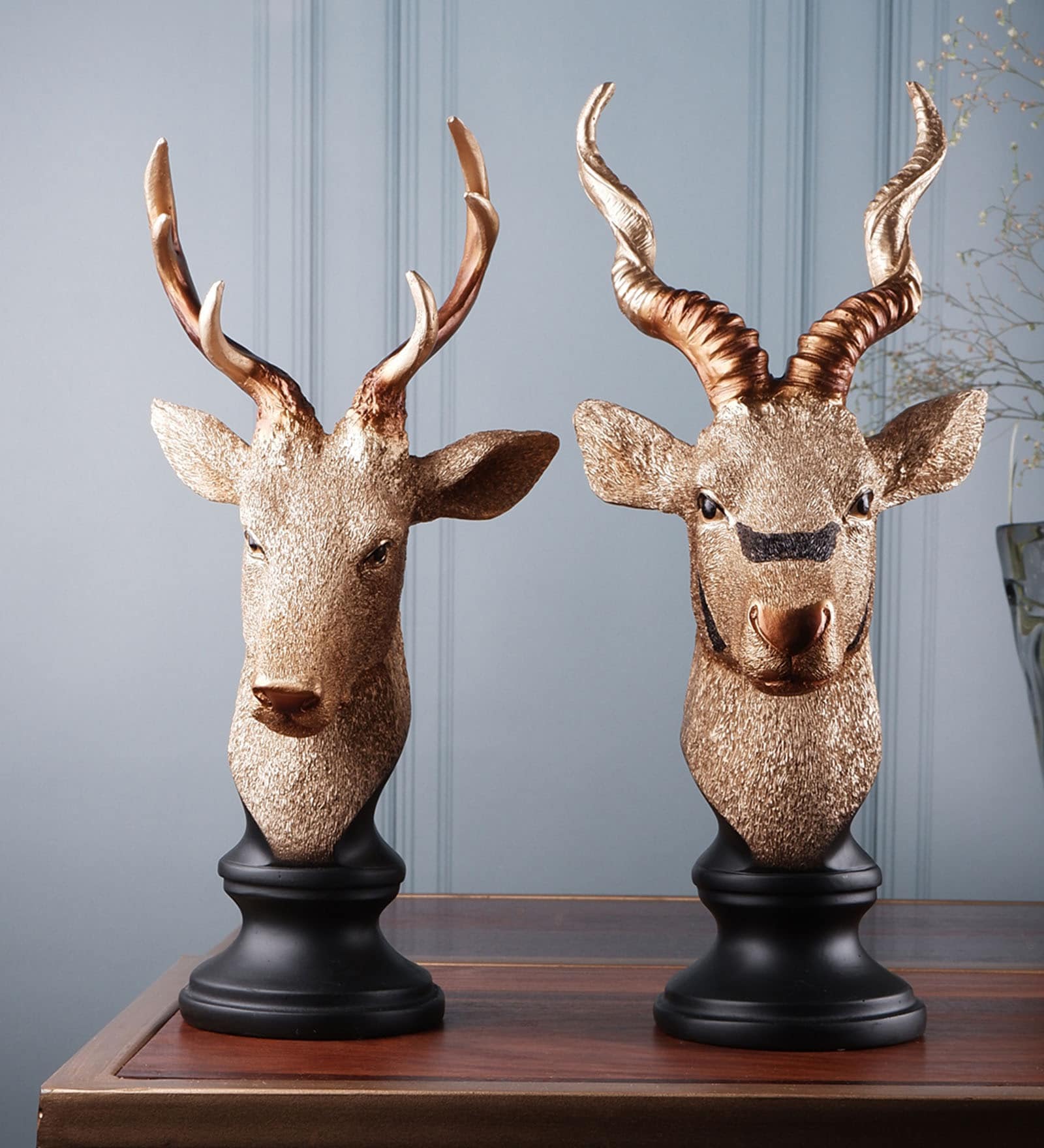 Buy Polyresin Premium Deer Set Of Two Figurine at 32% OFF by The White ...