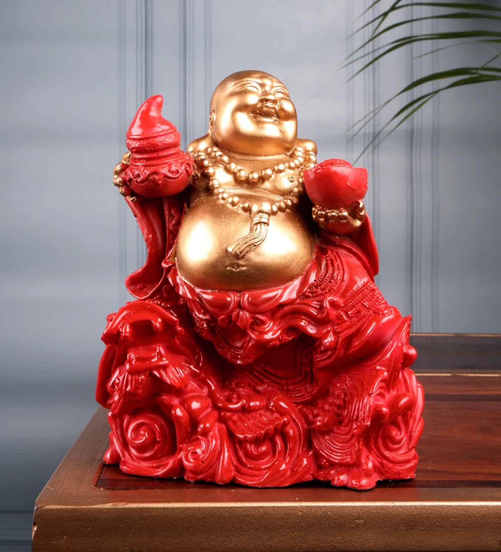 Buy Polyresin Premium Fengshui Laughing Buddha Figurine at 40% OFF by ...