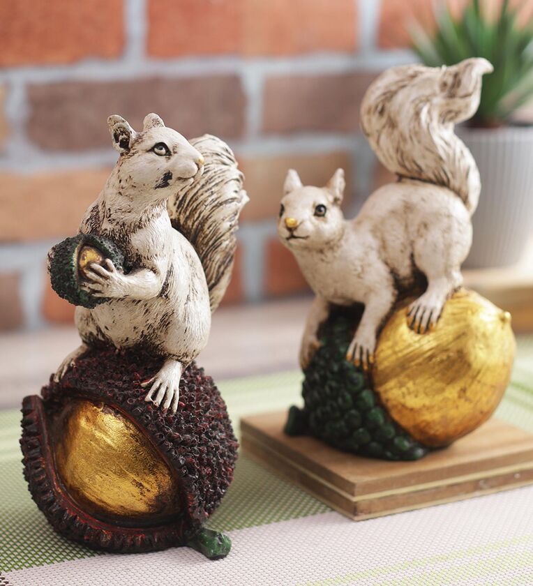 Buy Polyresin Squirrels Showpiece By Craftvatika Online - Animal ...