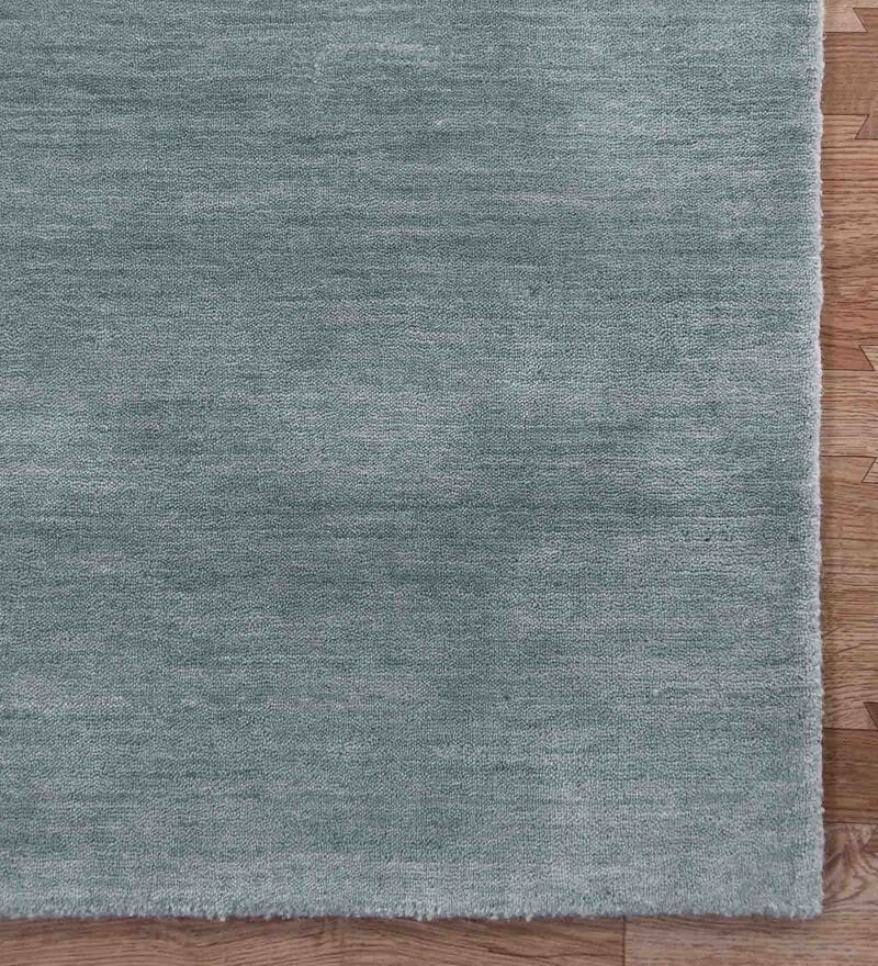 Buy Polo Blue Wool Arizona 3x5 Feet Hand-Woven Carpet by Saraswati ...