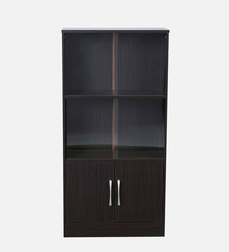 Buy Potter 2 Tier Book Shelf in Wenge Finish Online - Modern Book ...