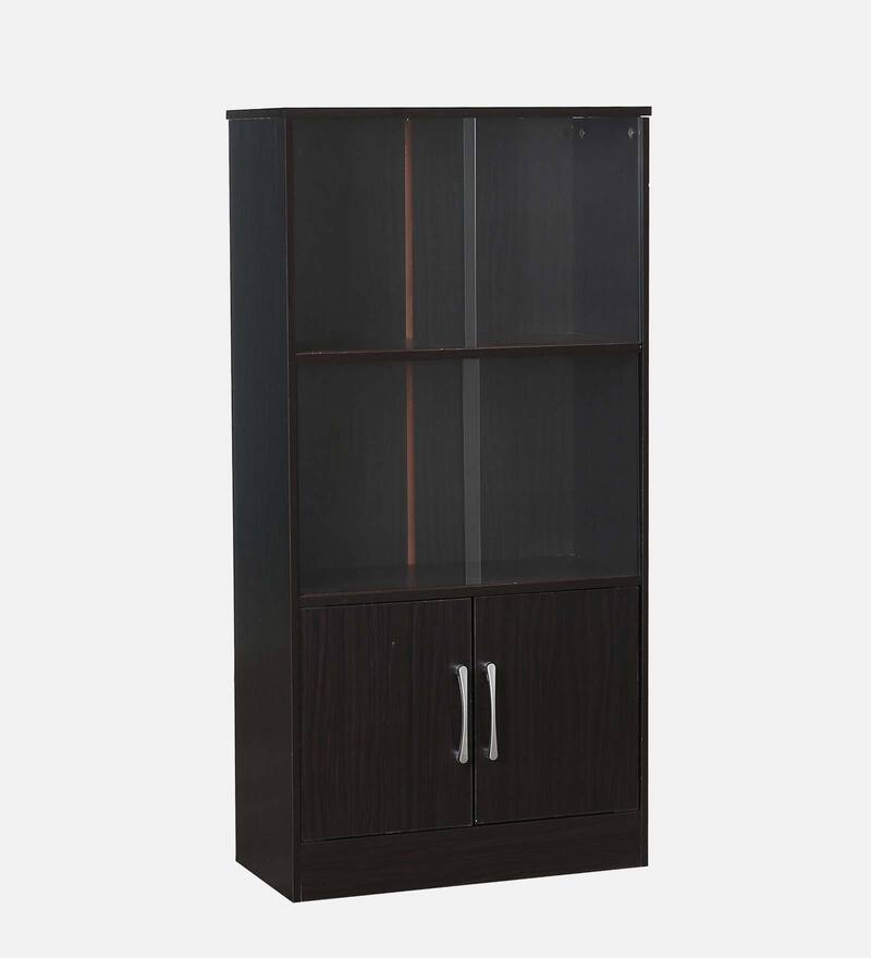 Buy Potter 2 Tier Book Shelf in Wenge Finish Online - Modern Book ...