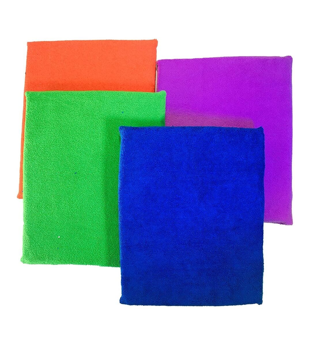 Buy Premium Multicolour Microfiber Cleaning Cloth (Set of 4) by Regalo ...