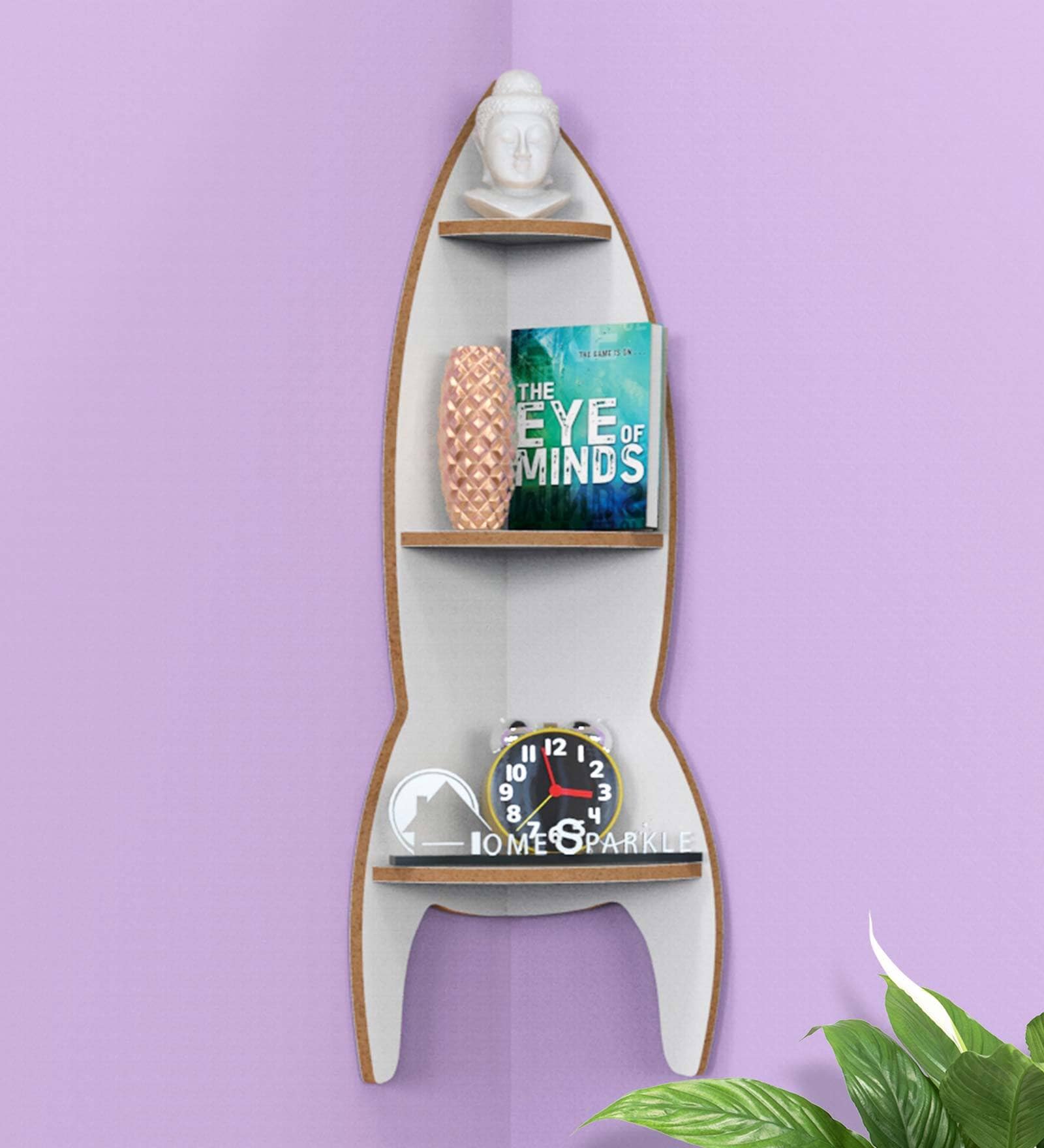 Buy MDF Rocket Wall Shelf By Home Sparkle at 54% OFF by Home Sparkle ...