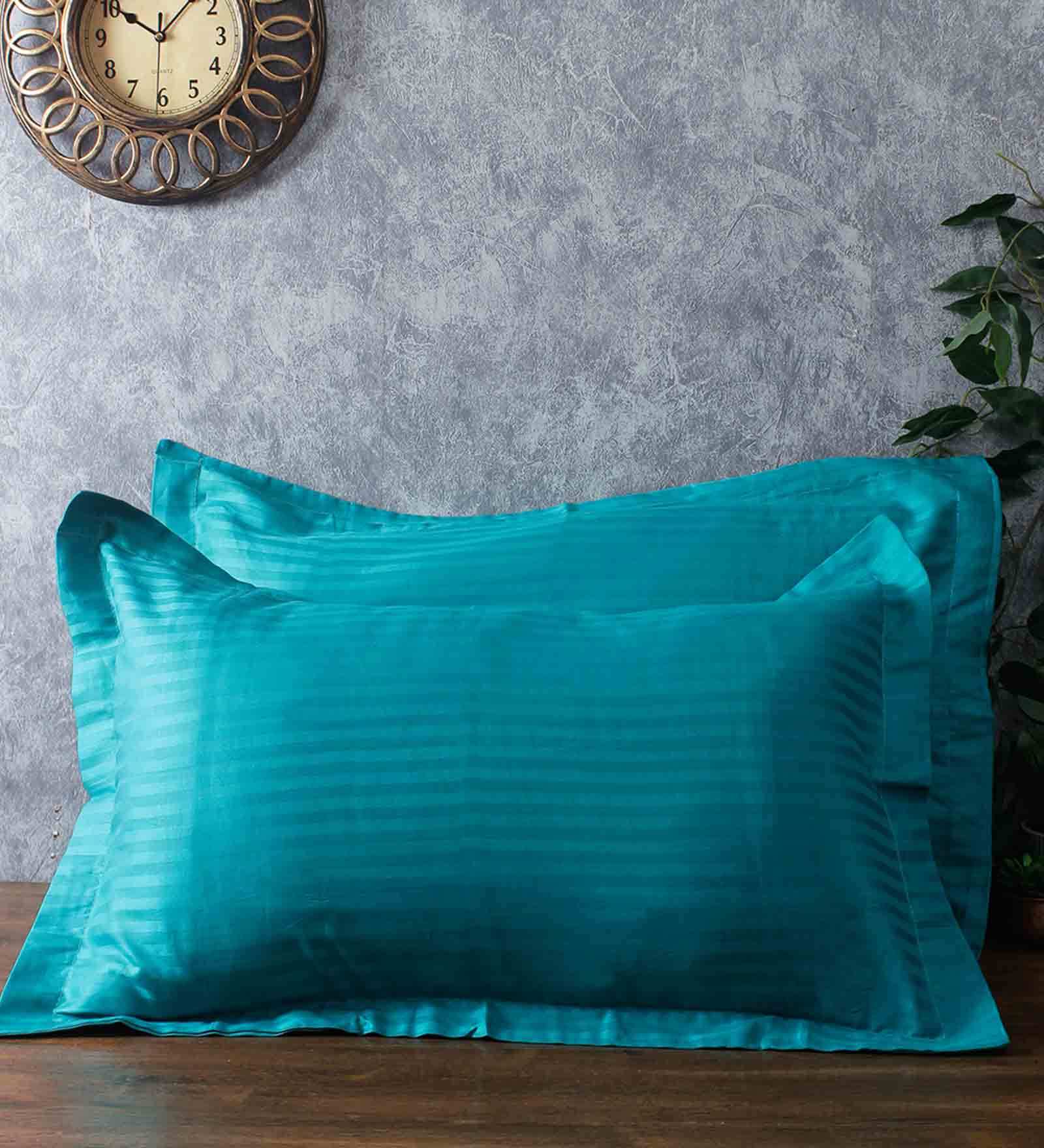 Buy Premium Mercerized Cotton Satin 200 TC 27 x 17 Inch Pillow Cover ...