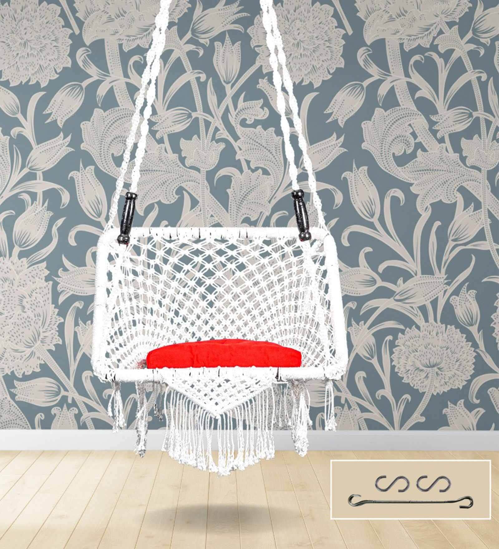 Buy Premium Fabric Swing in White color Colour at 100% OFF by Swingzy ...