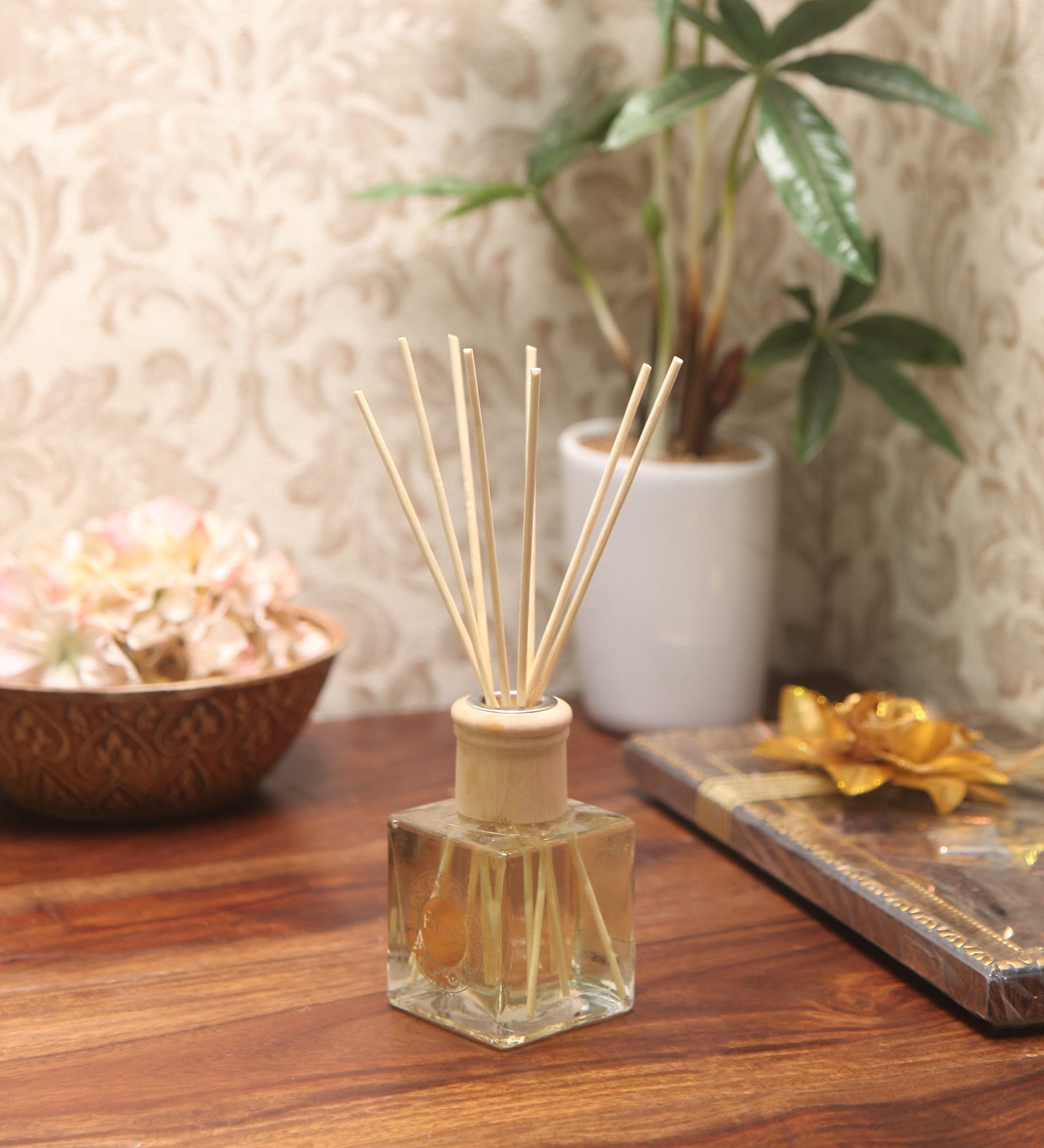 Buy Virid Violet Reed Diffuser Bottle with 10 Rattan Reed Sticks by ...