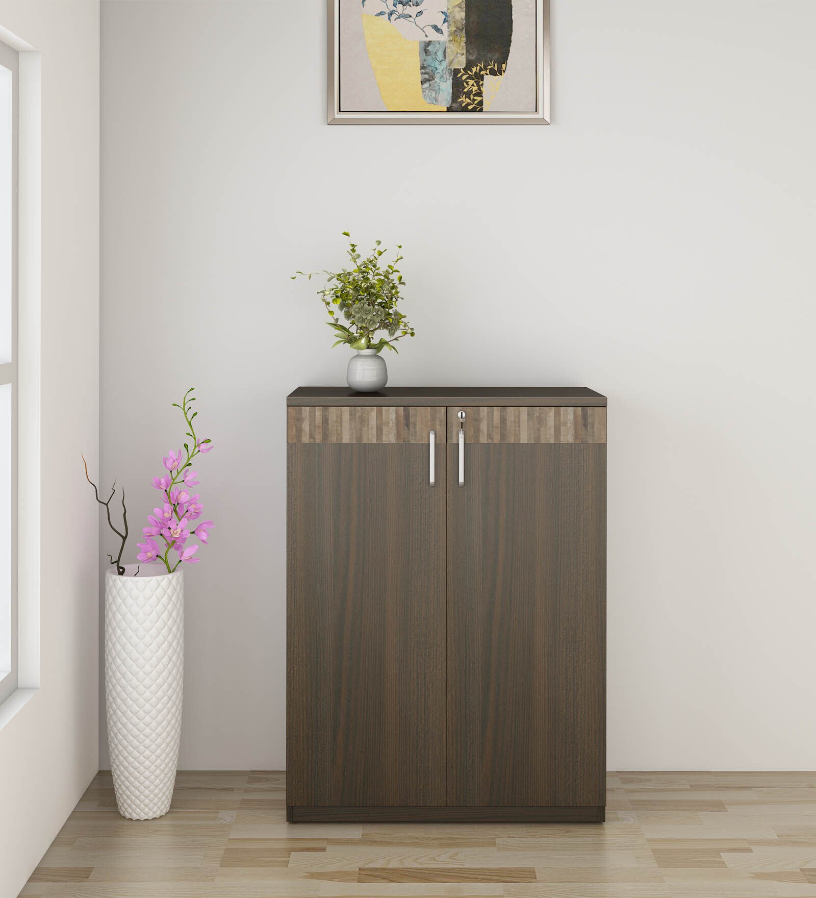 Buy Prestige Medium File Cabinet in Fumed Oak Finish with Lock at 14% ...