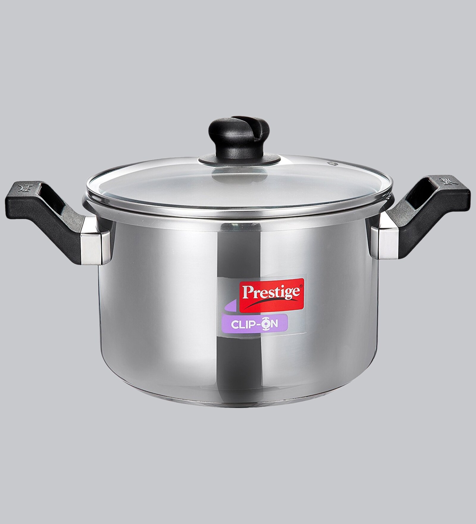 Buy 5 Ltr Stainless-Steel Clip-on Cooking Pot By Prestige Online ...