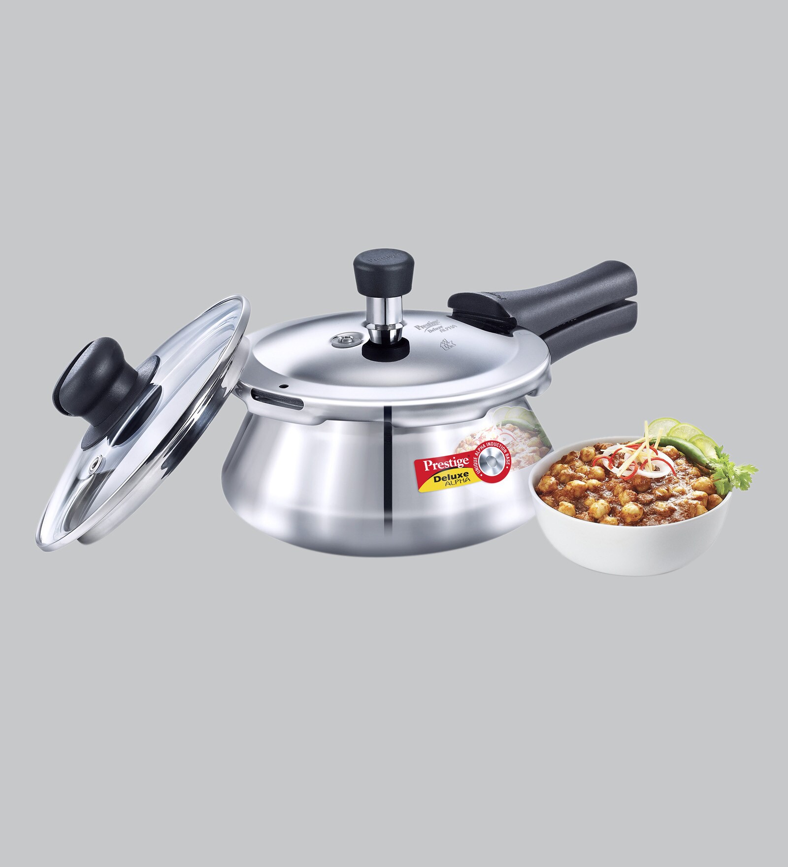 Buy Stainless-Steel Pressure Cooker with lid - 1.5 Ltr at 100% OFF by ...