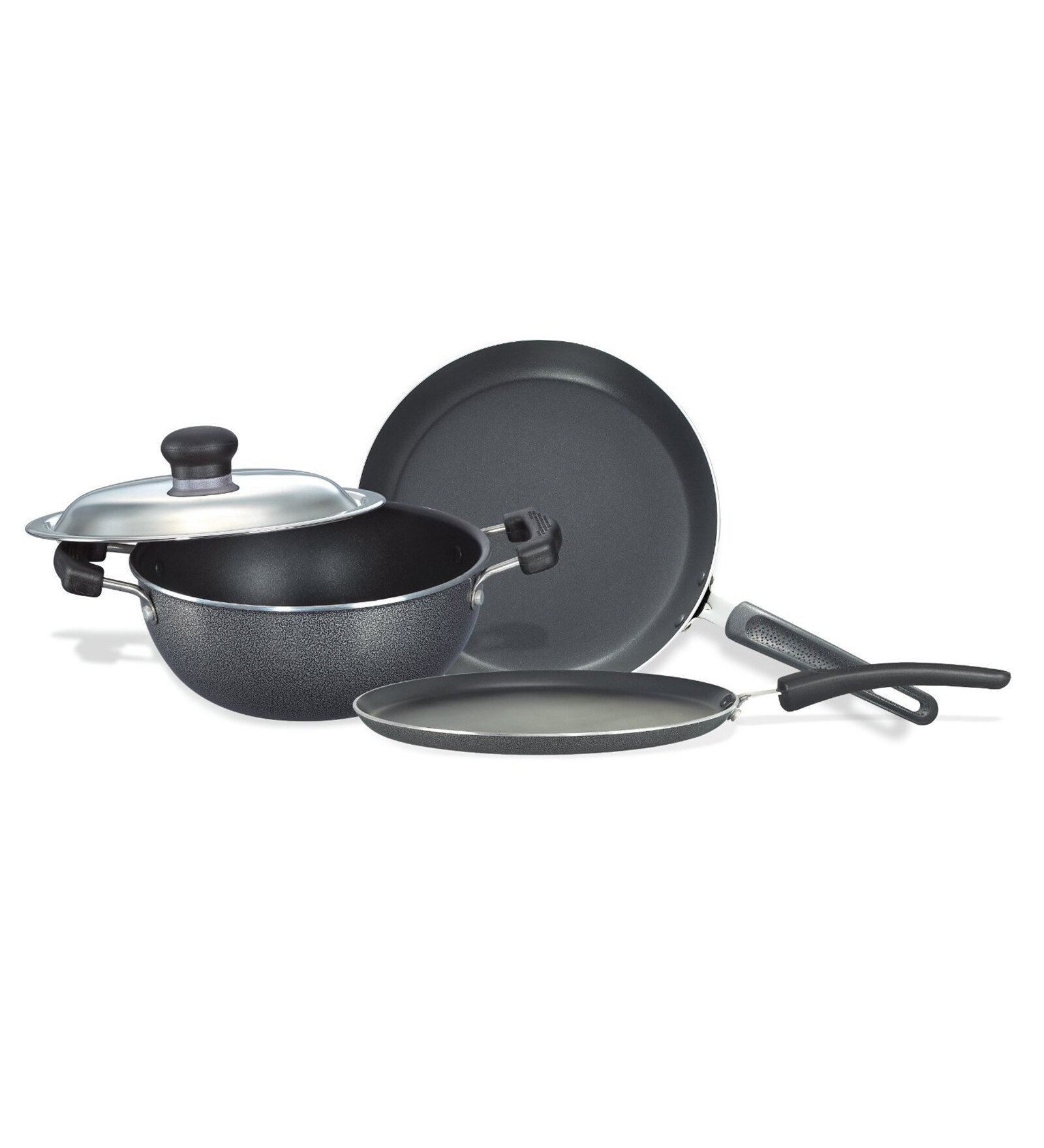 Buy Omega Select Plus Aluminium Cookware Set - Set of 3 by Prestige at ...