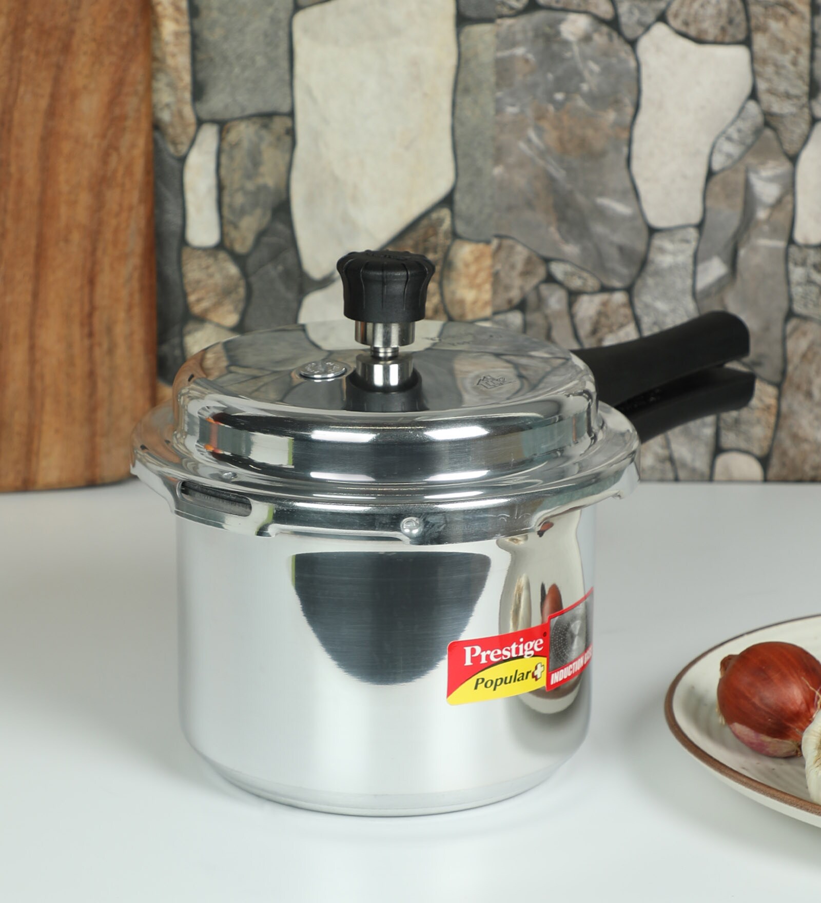 Buy Hard-Anodized Aluminium Pressure Cooker 3 Ltr By Prestige by ...