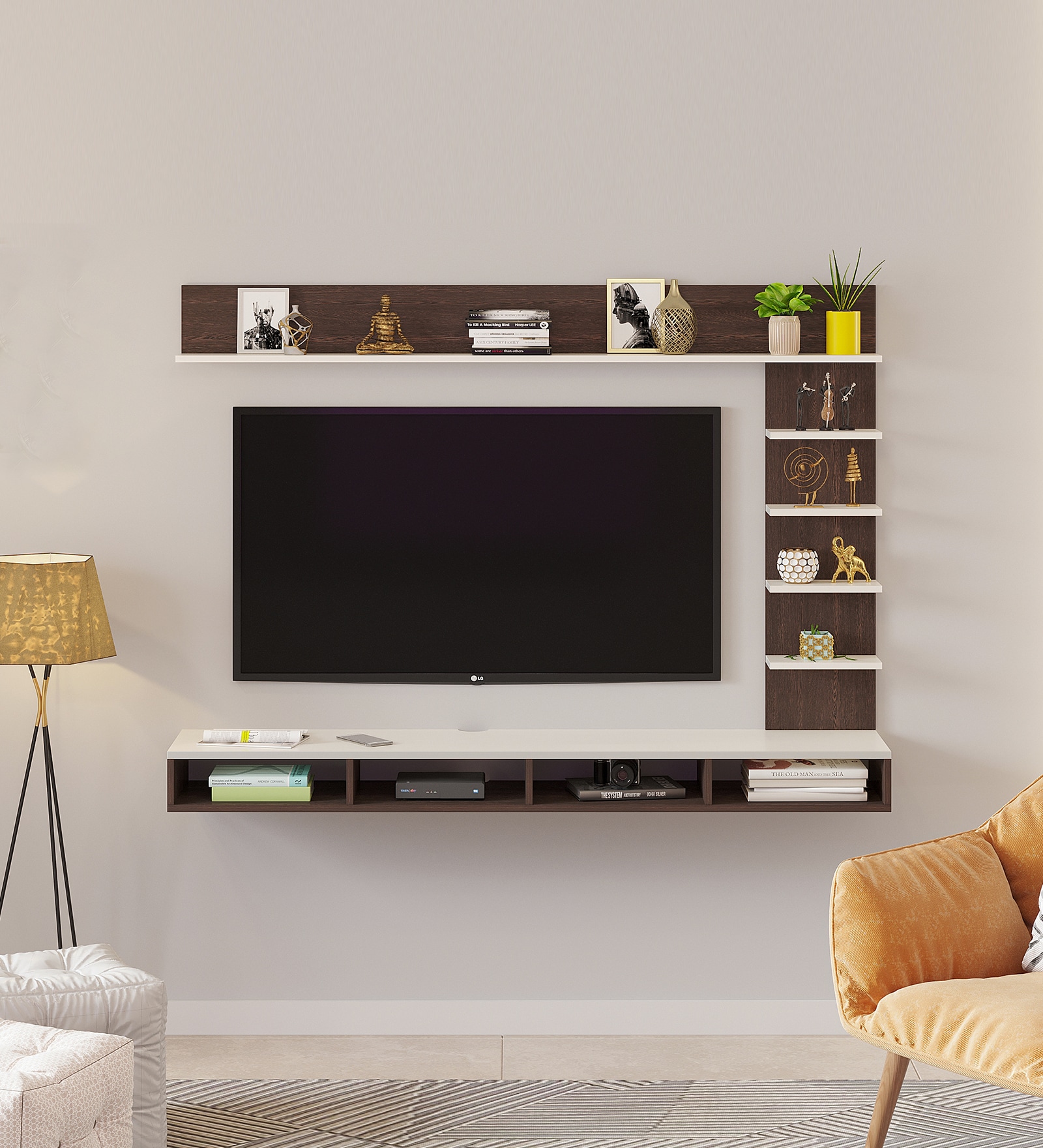 Buy Primax Plus TV Unit In Wenge Finish for TVs up to 50 \ at 44% OFF ...