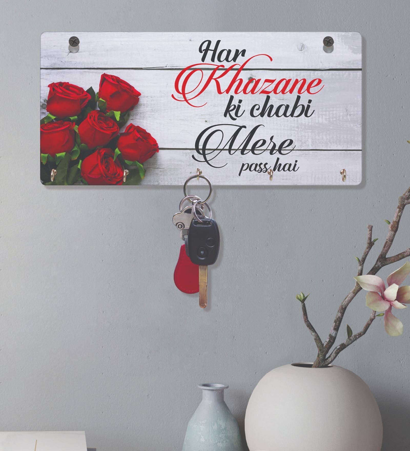 Buy Printed Quotes Wesley Multicolour Finish Mdf Wall Hanging With 5 ...