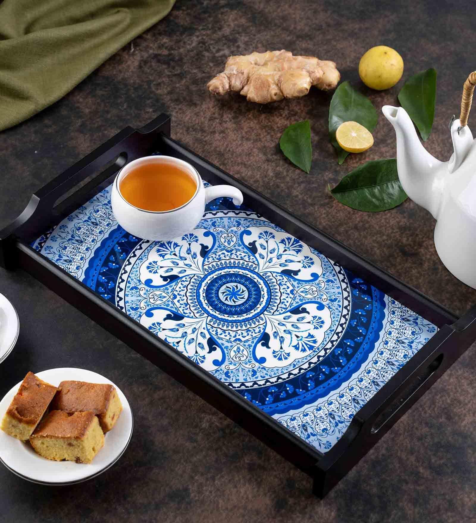 Buy Pristing Turkish (Small) Engineered Wood Serving Tray by Kolorobia ...